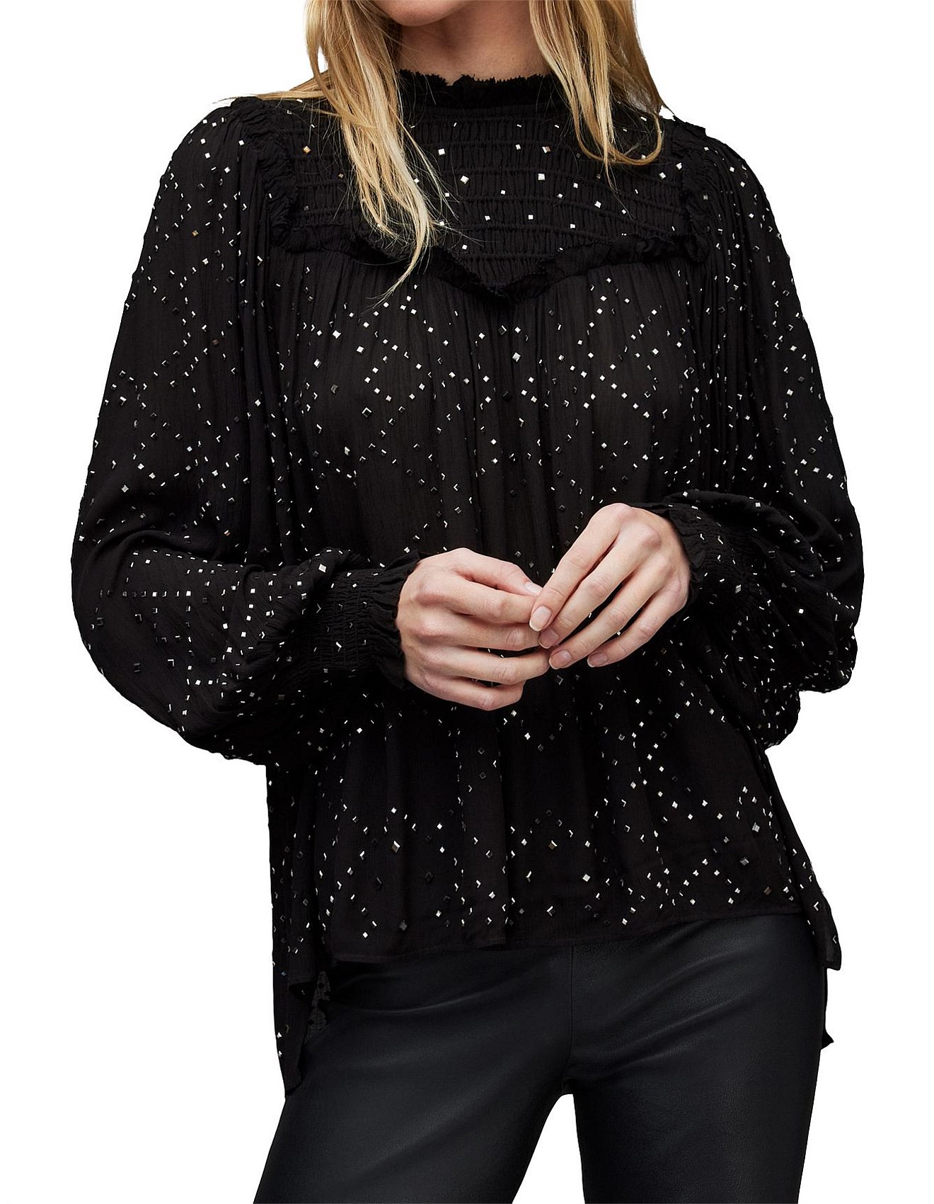 Allsaints Perri Sparkle Top | David Jones