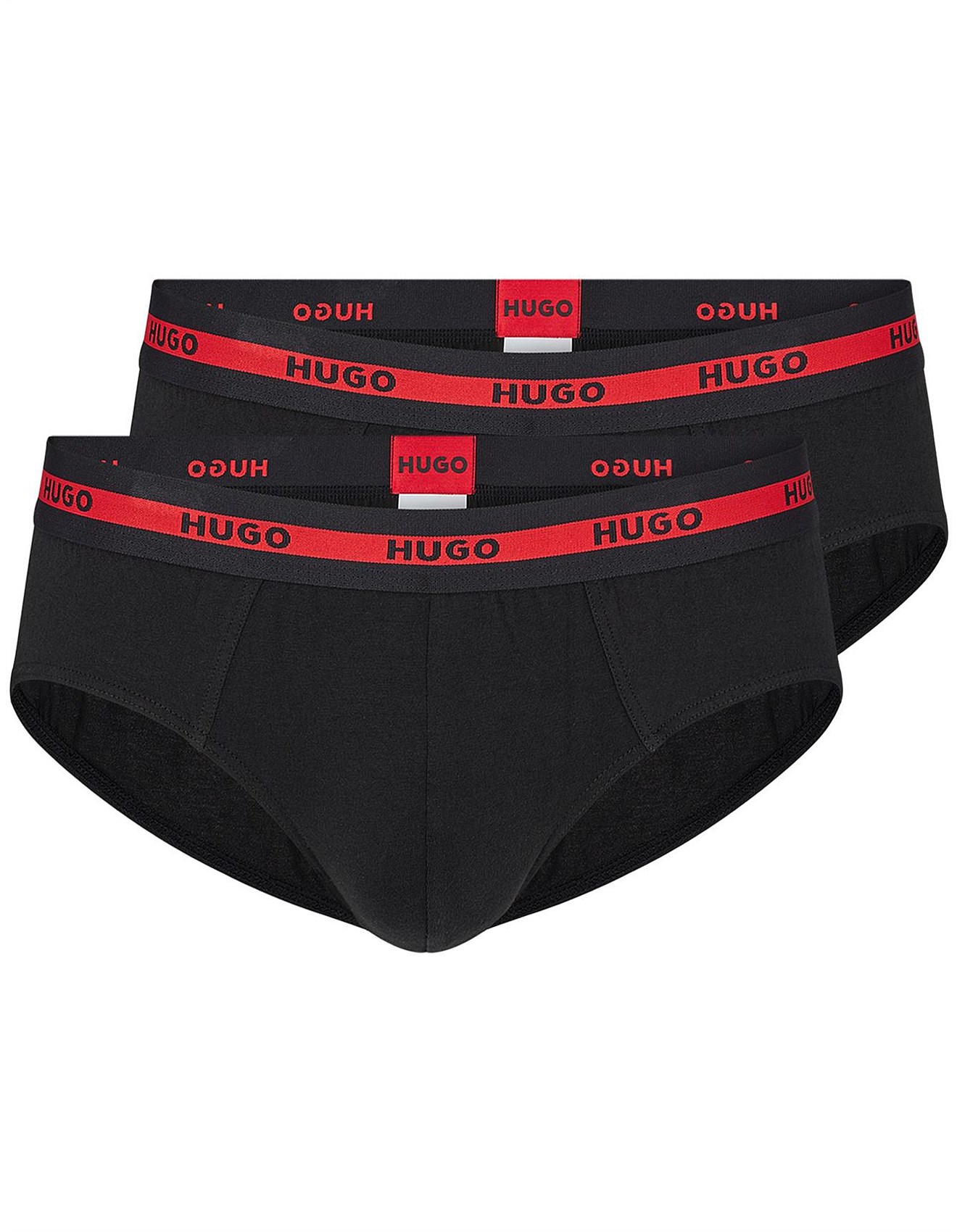 Hugo Hugo Boss 2 Pack Hip Brief | David Jones