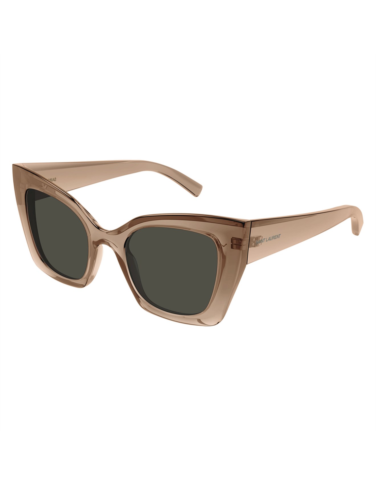 Saint Laurent Beige Cat-eye Sunglasses | David Jones