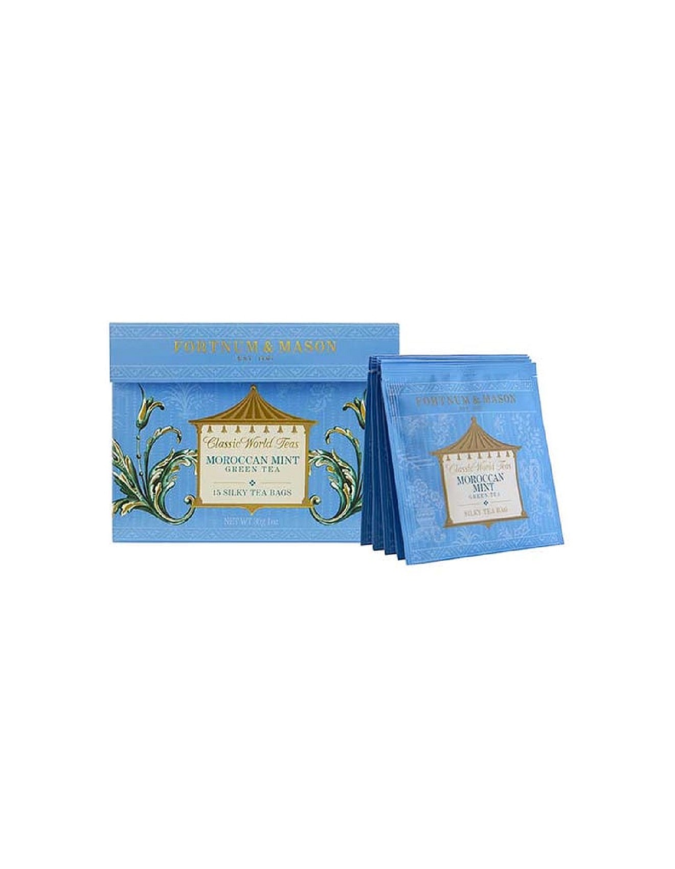 Fortnum & Mason Moroccan Mint Tea 15 Silky Teabags 30g | David Jones