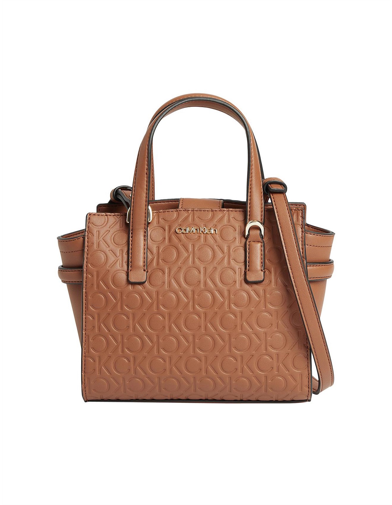 Calvin Klein Ck Embossed Mini Tote Bag | David Jones