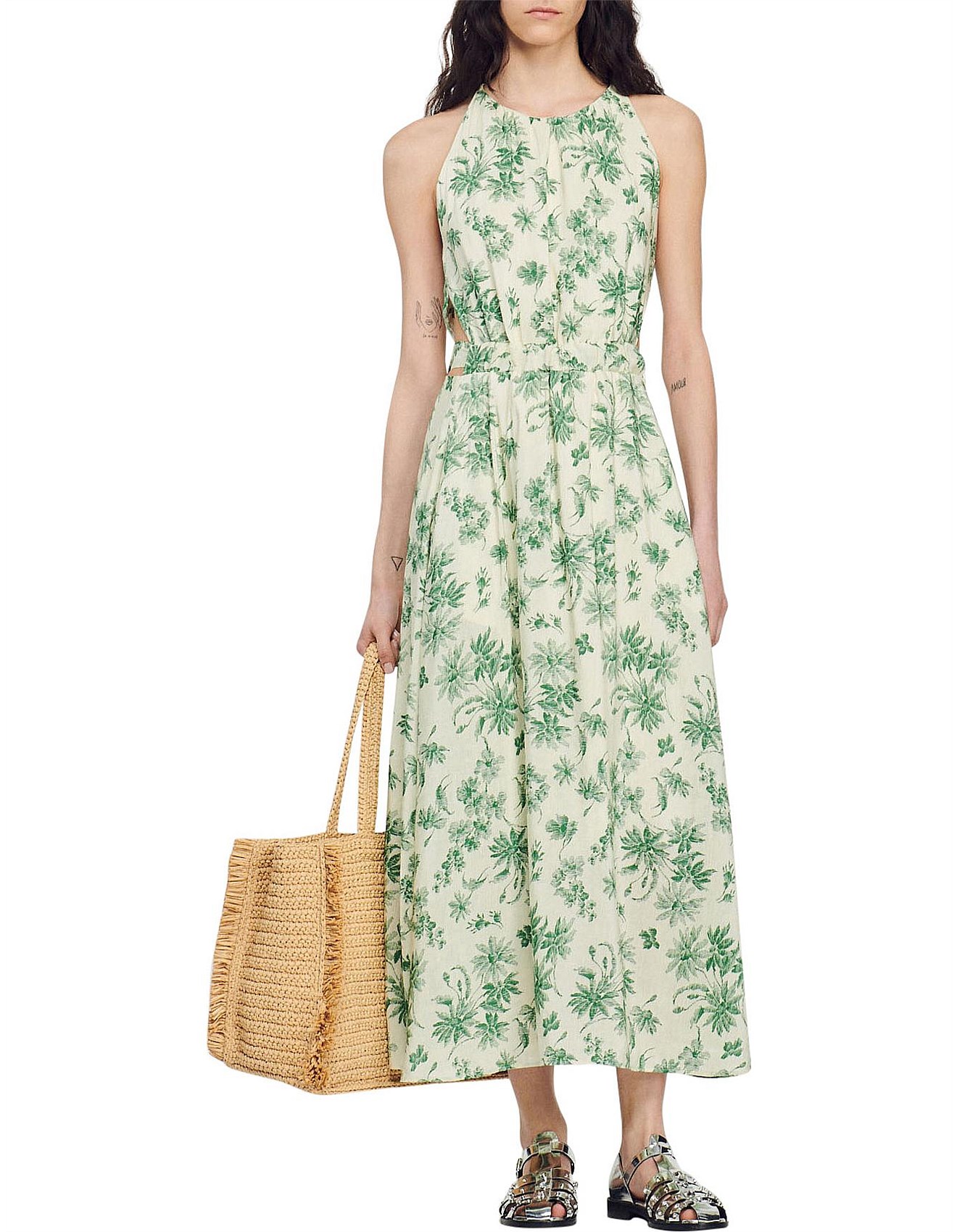Sandro Paris Annecy Woven Dress | David Jones