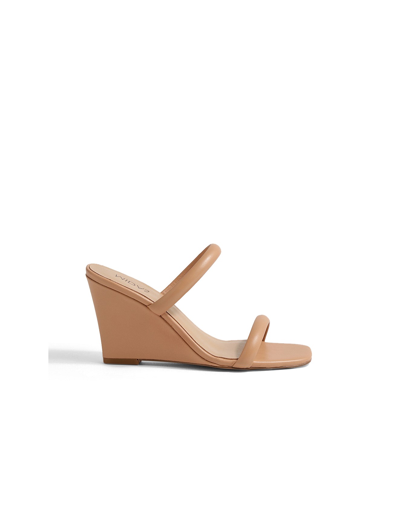 Midas Kimi Nude Leather Slides | David Jones