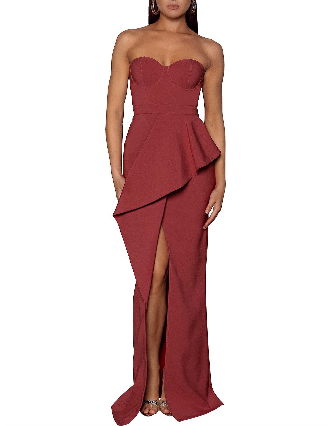 Elle Zeitoune Indiana Strapless Gown | David Jones