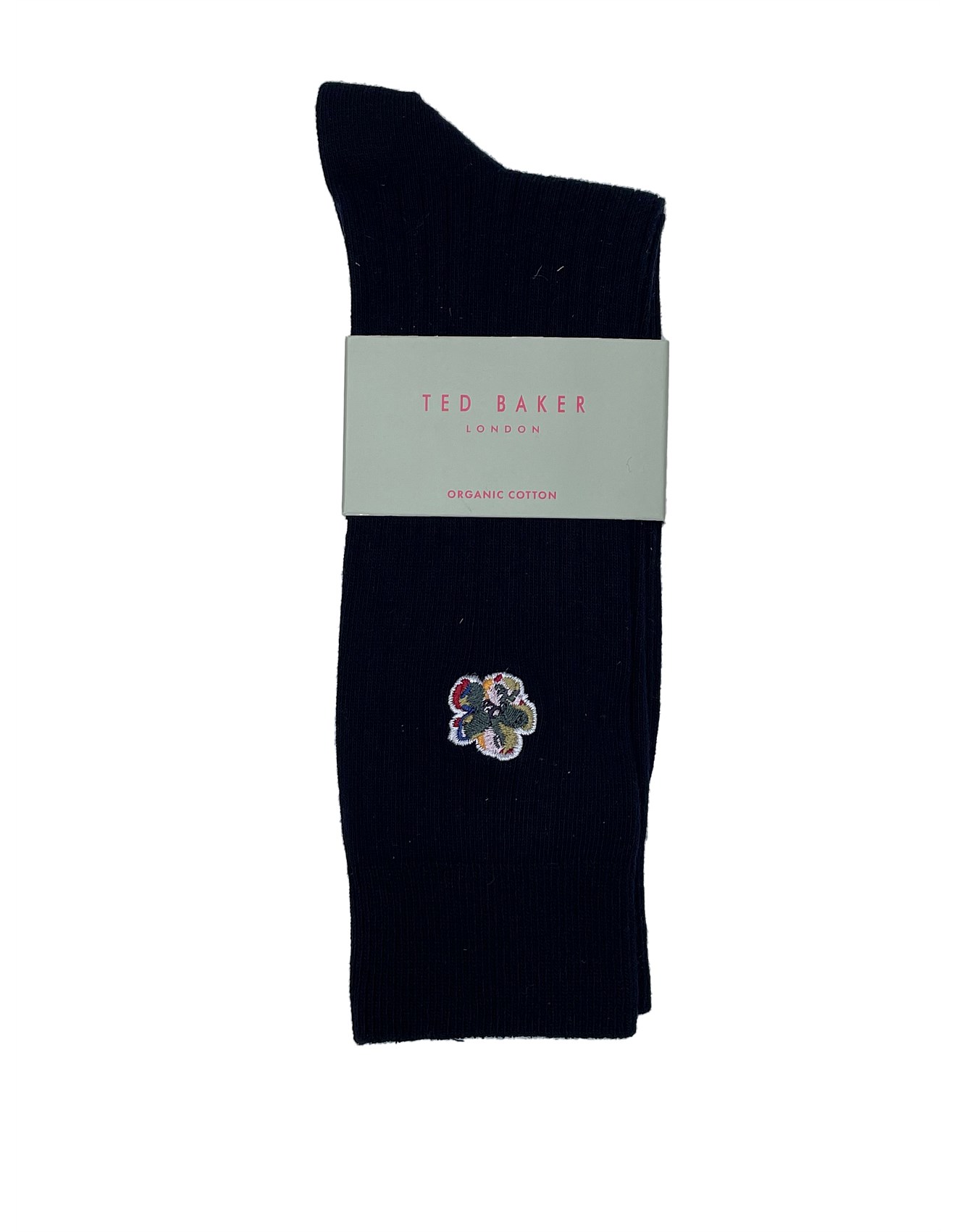 Ted Baker Ted Baker Rib Sock With Magnolia Embroidery | David Jones