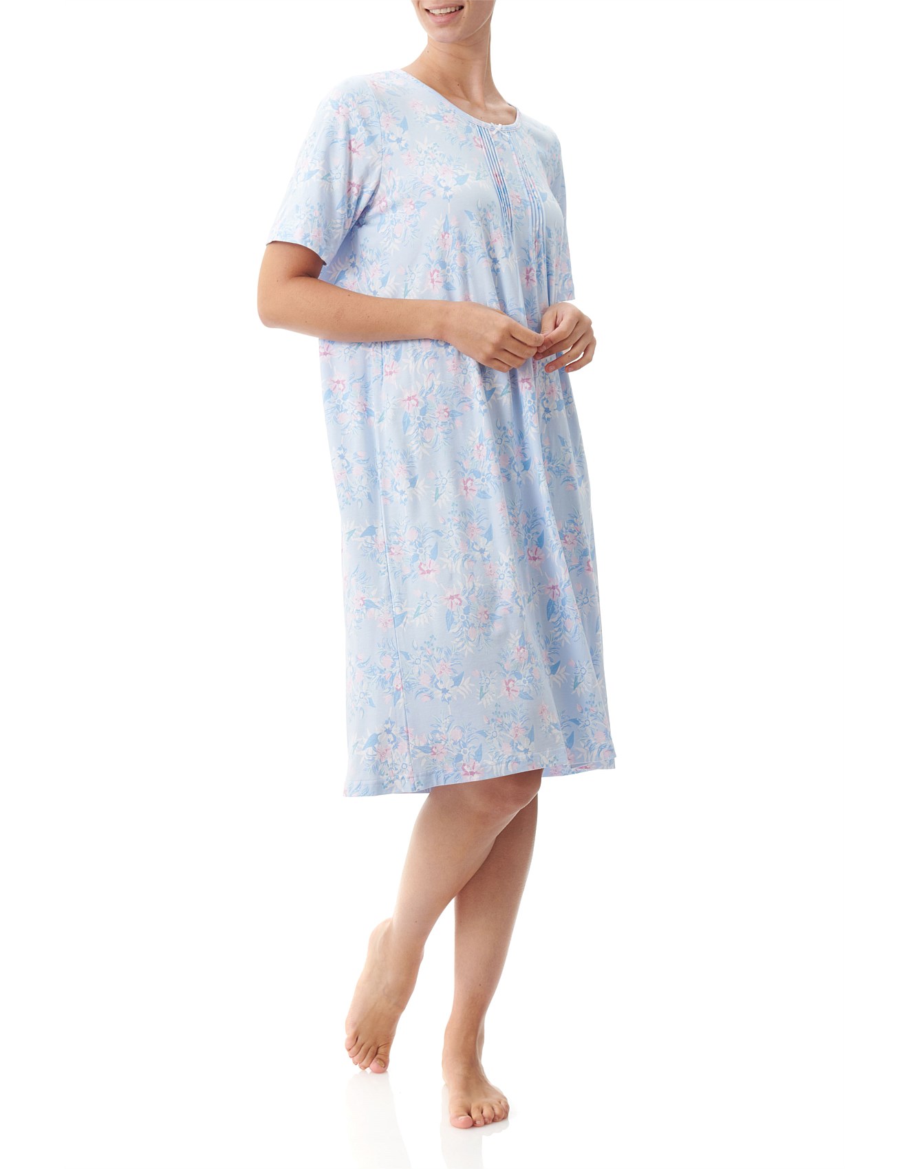 Givoni Short Sleeve Short Nightie | David Jones