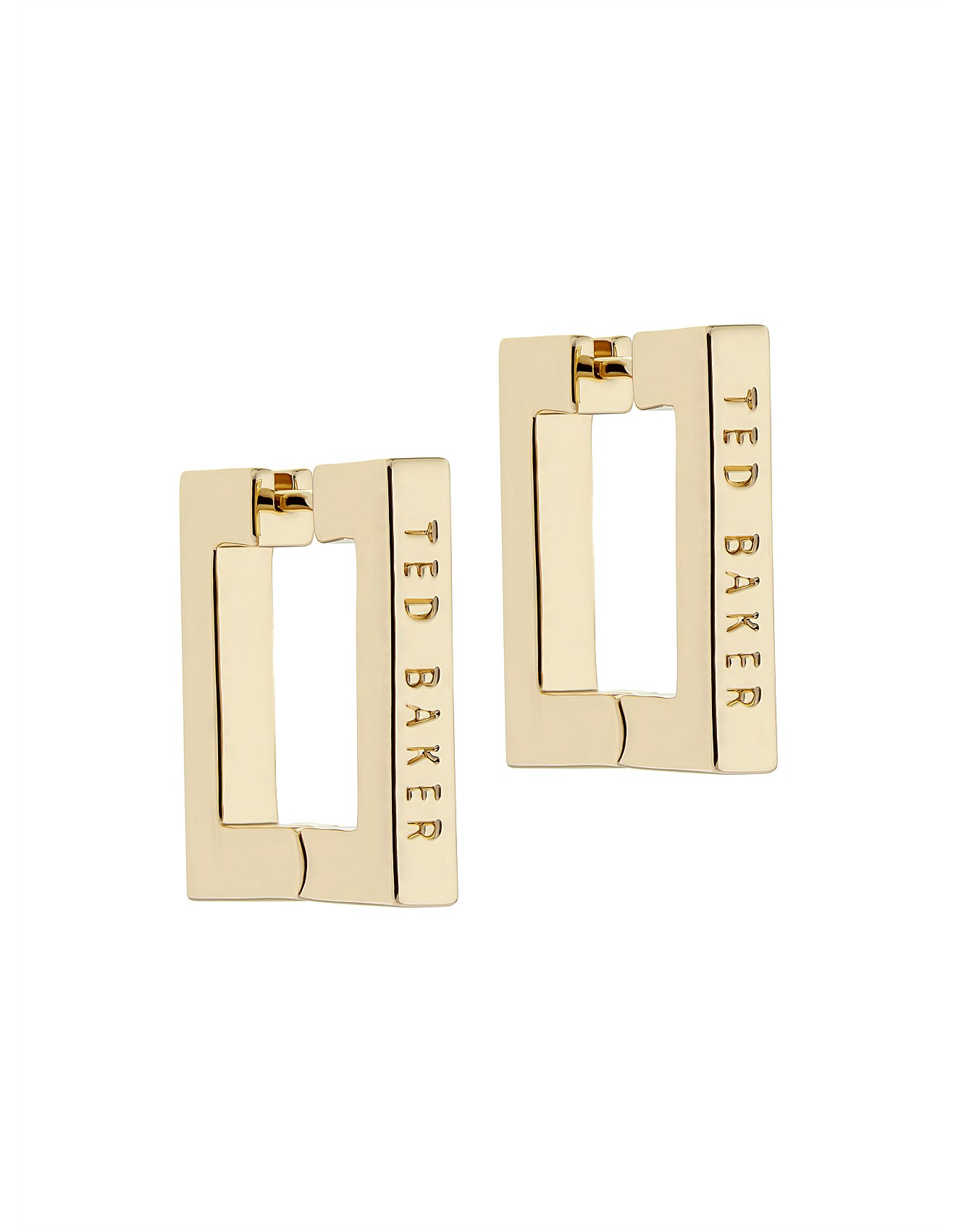Ted Baker Saadiey: Large Square Hinge Earring | David Jones