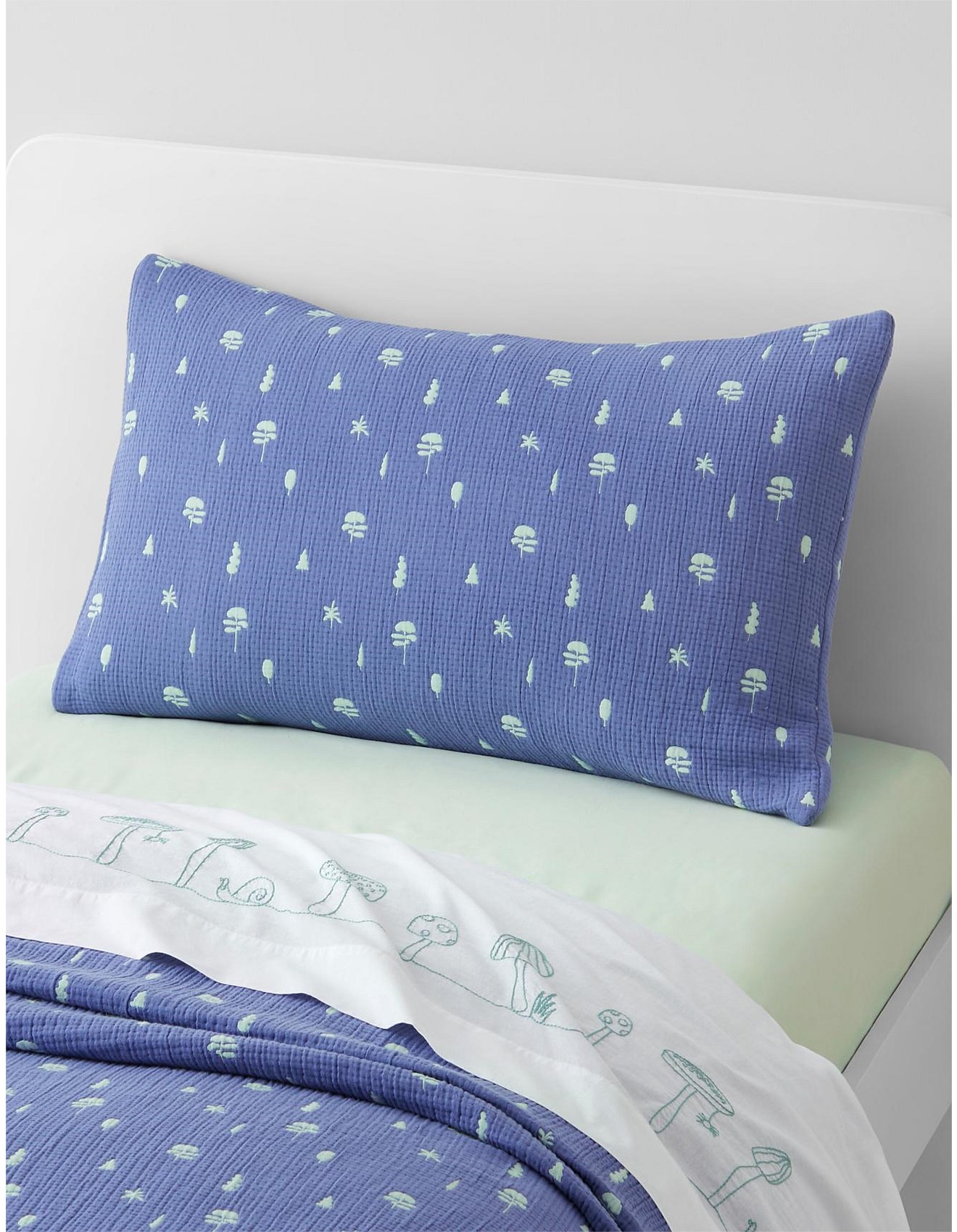 Sheridan Tree Trail Sham In French Blue | David Jones