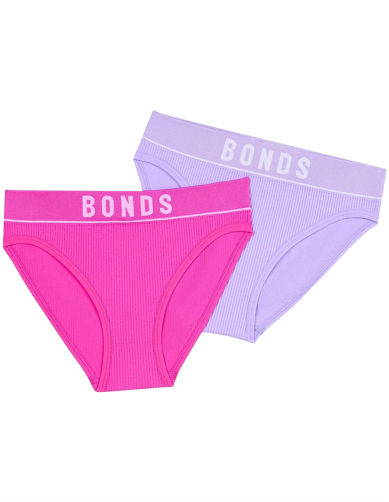 Bonds Girls Retro Rib Bikini 2pk | David Jones