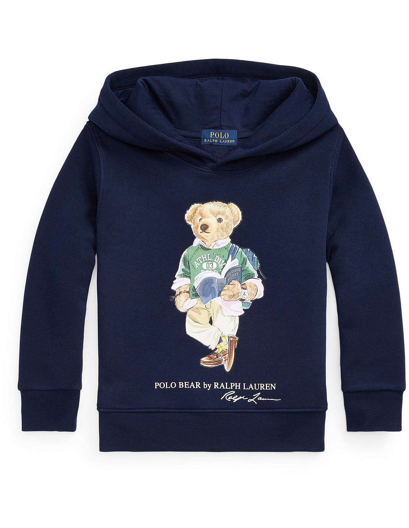 Polo Ralph Lauren Polo Bear Fleece Hoodie (2-4) | David Jones