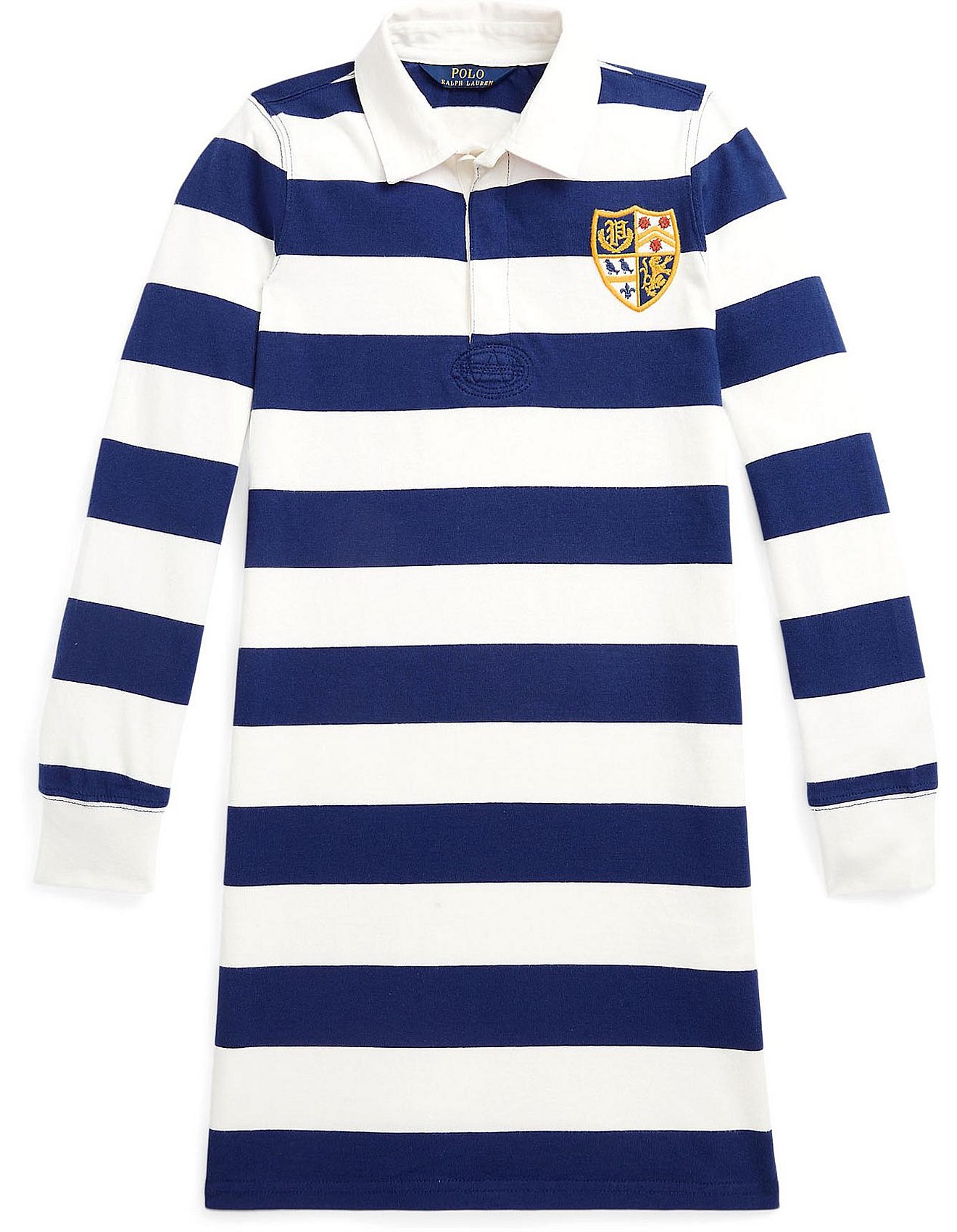 Polo Ralph Lauren Striped Cotton Jersey Rugby Dress (s-xl) | David Jones