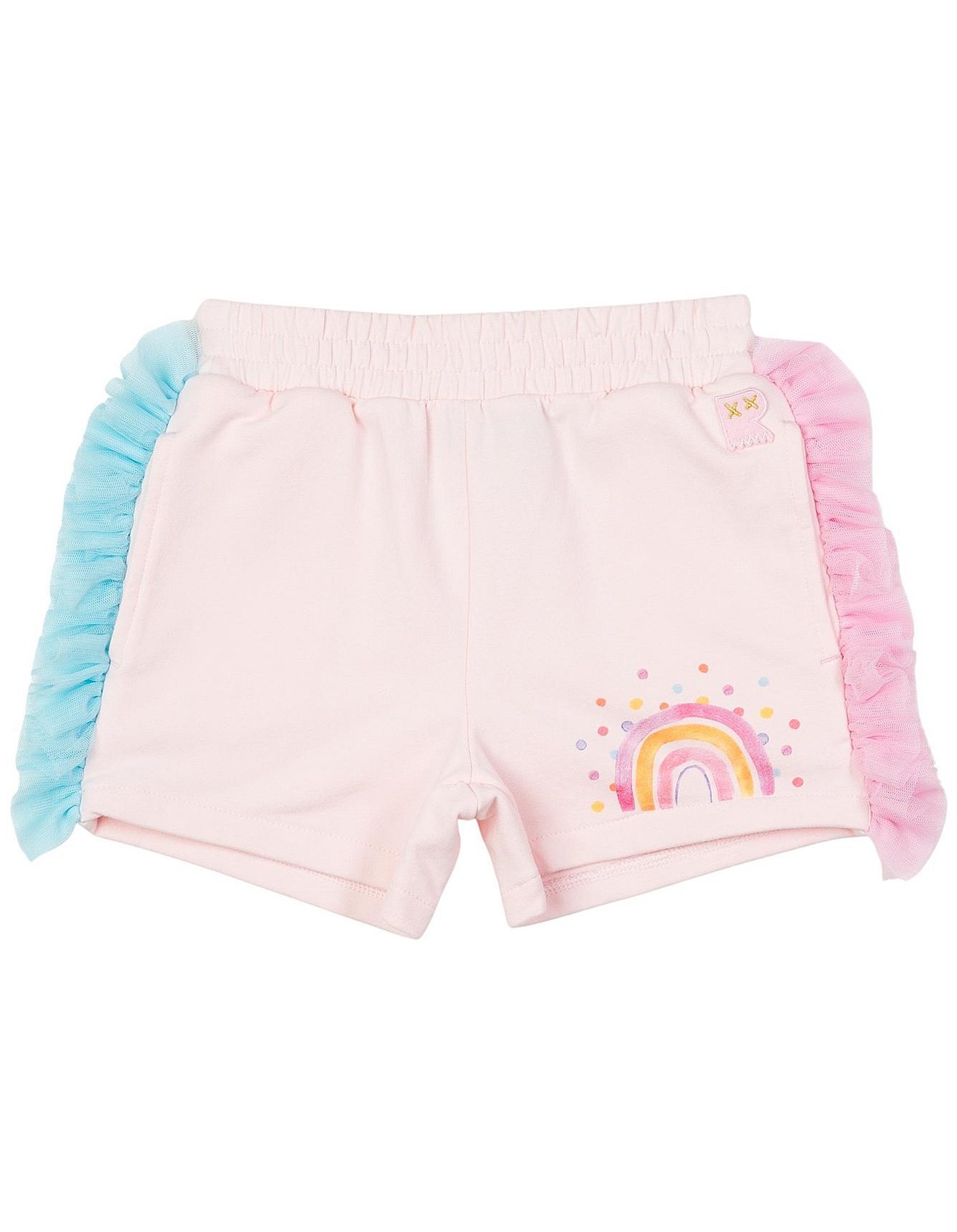 Rock Your Kid Rainbow Dreams Ruffle Shorts (girls 3-8) | David Jones