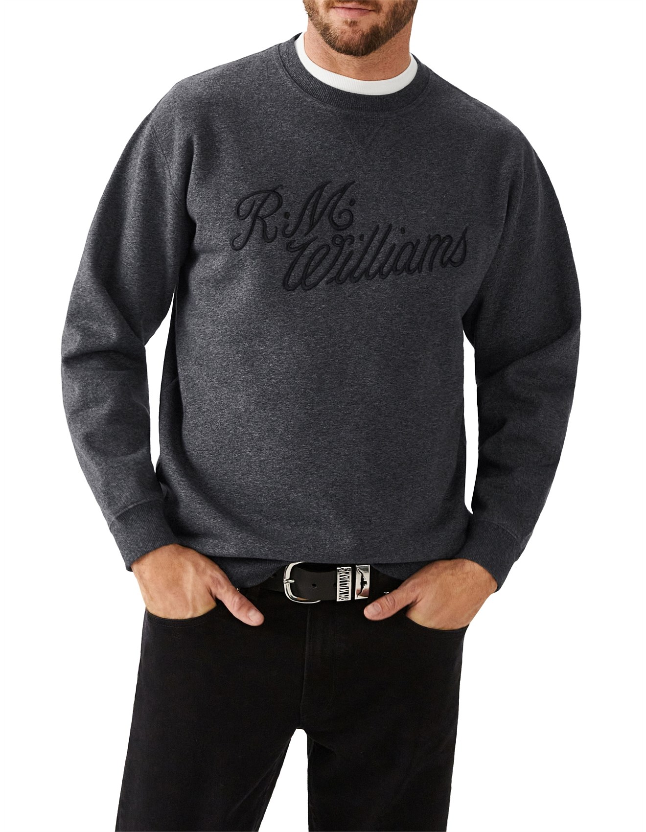 R.m. Williams R.m.w. Script Crew Neck | David Jones