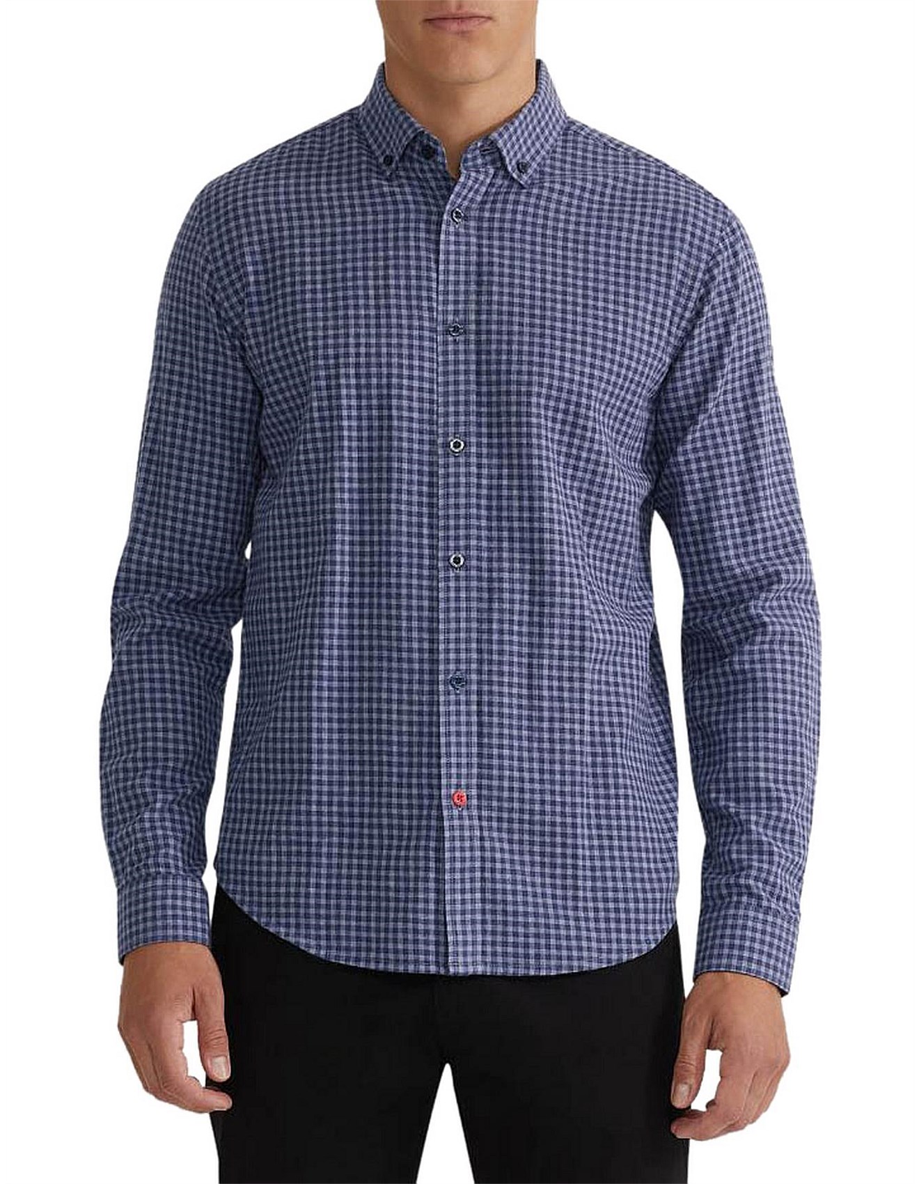 Oxford Stratton Small Check Shirt | David Jones