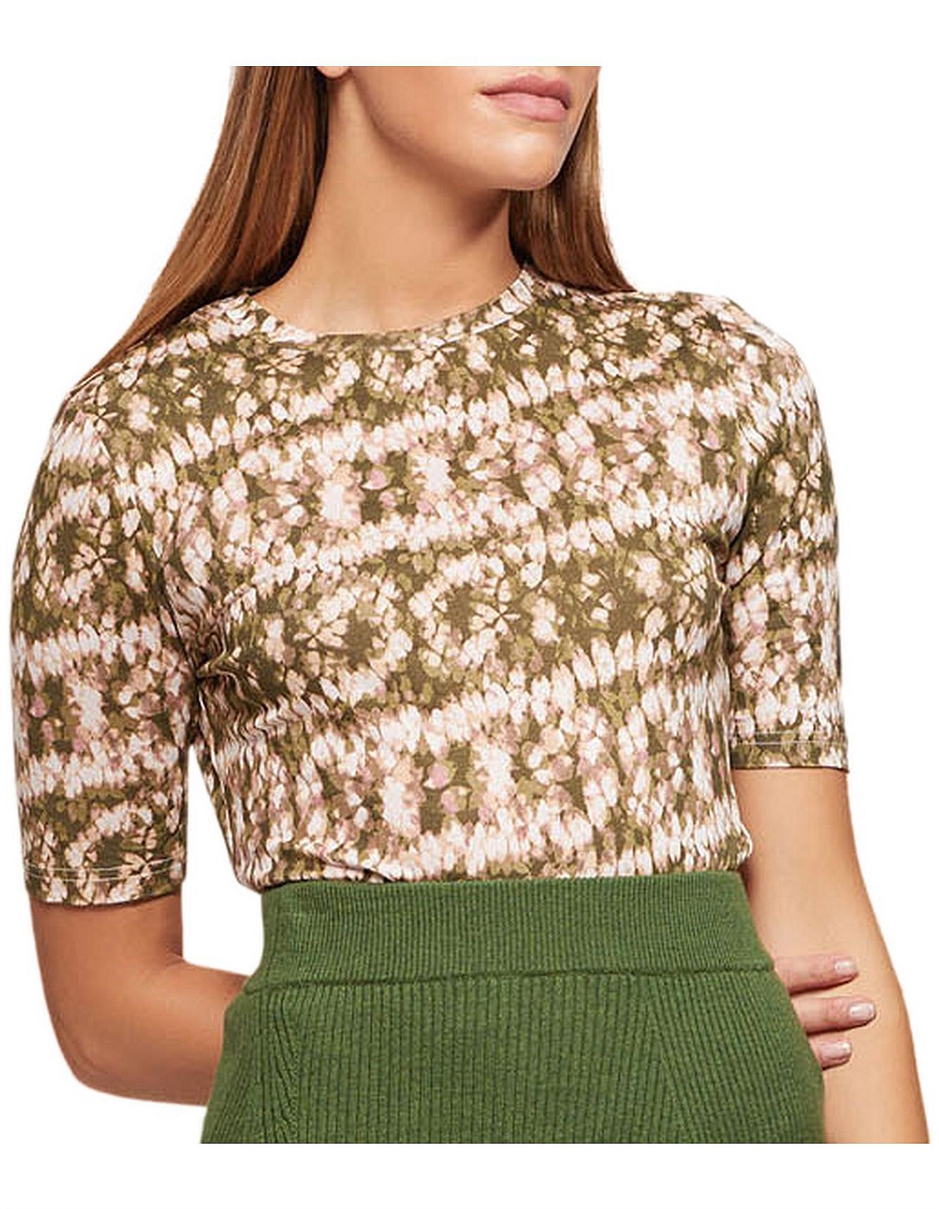 This Week - IMOGEN FLOWER PRINTED T-SHRIT