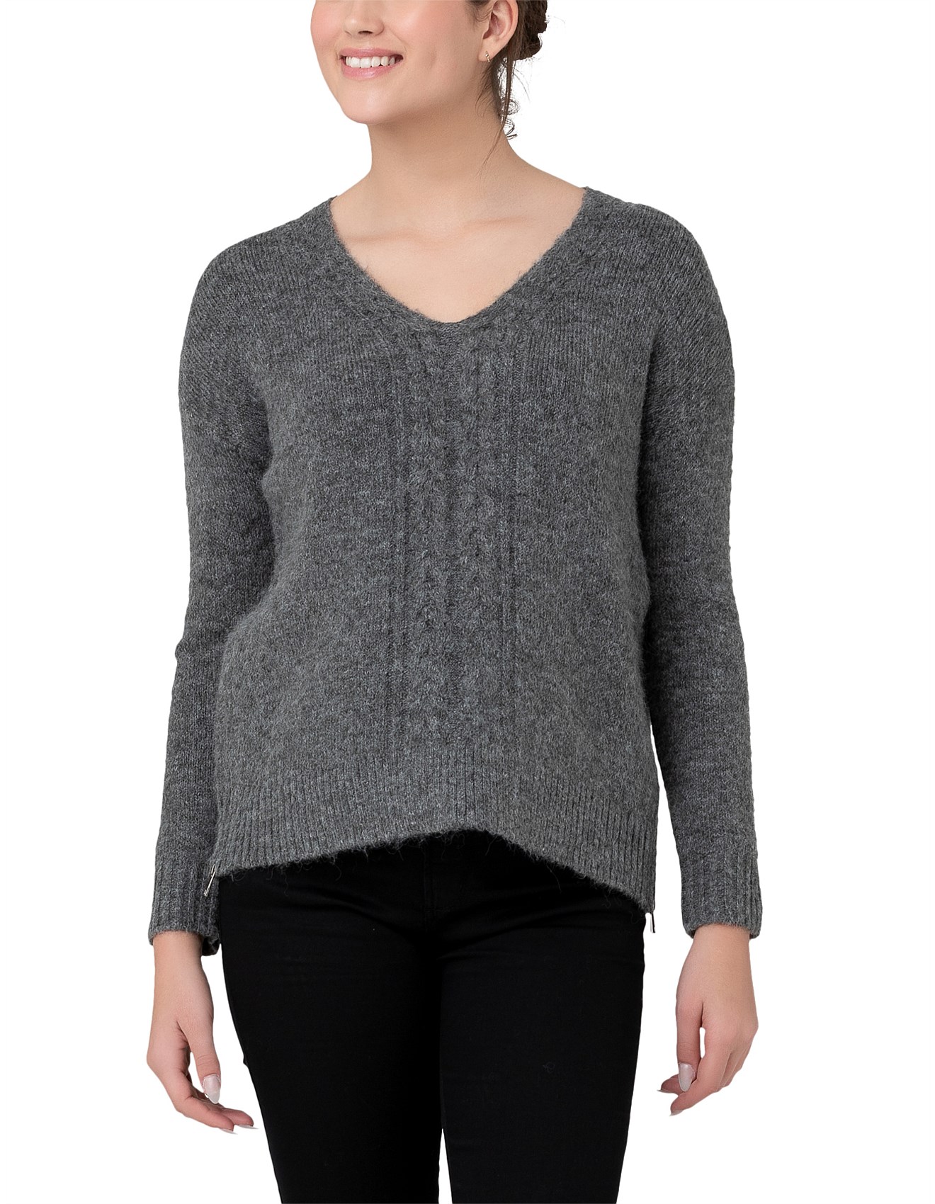 Ripe Maternity Cara Cable Nursing Knit | David Jones
