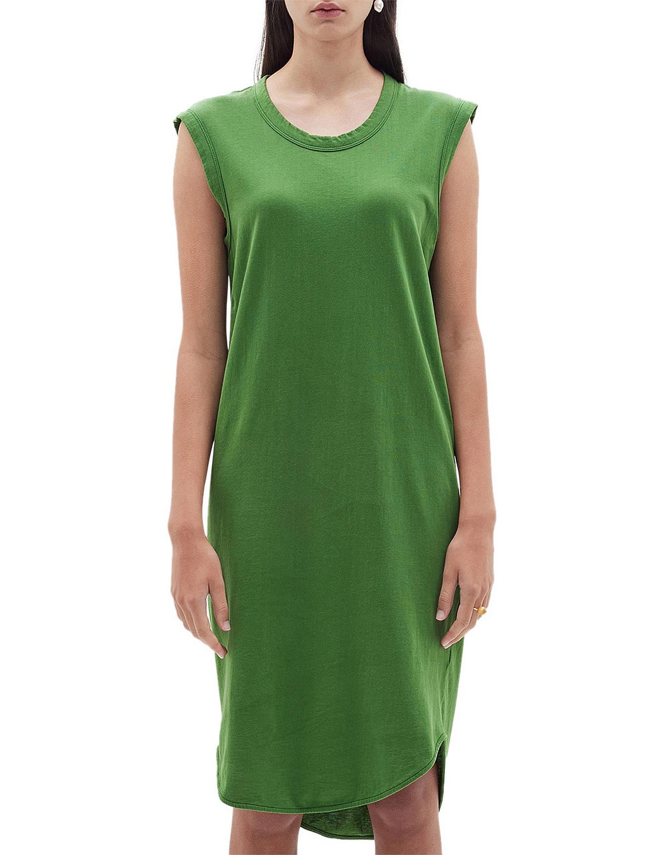 Bassike Fittled Muscle Tank Dress | David Jones