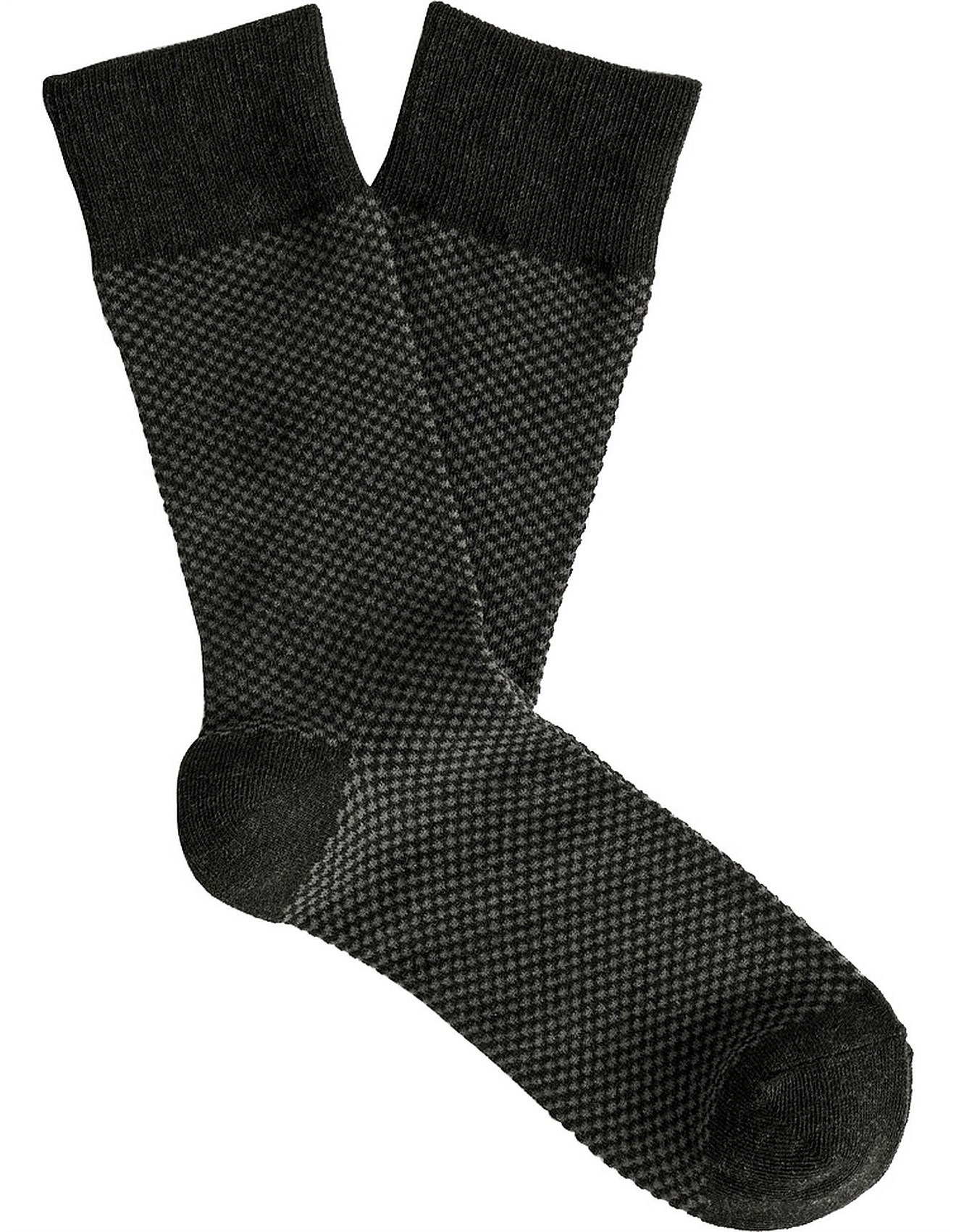 Trenery Mini Check Sock | David Jones