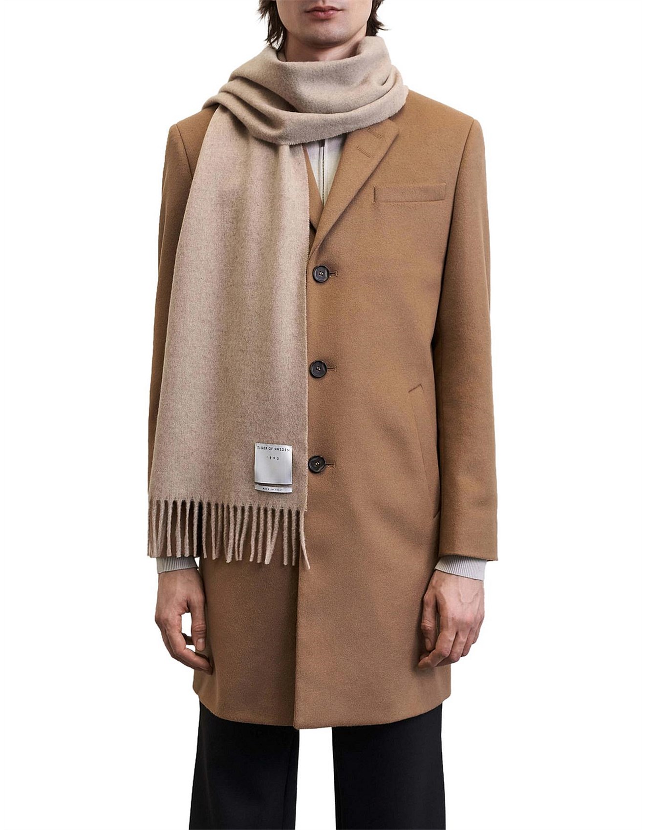 Tiger Of Sweden Sylan Rws Merino Wool Scarf | David Jones