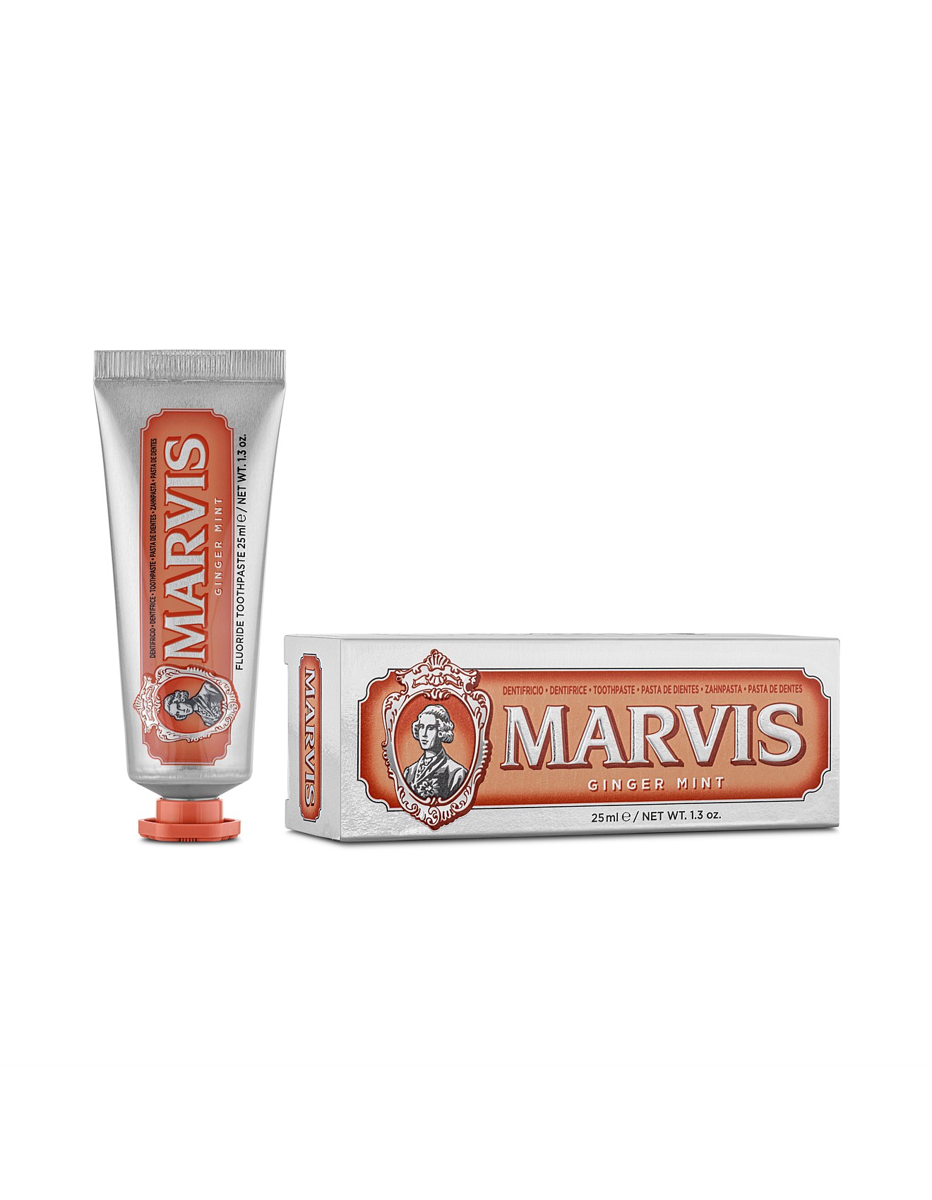 Marvis Ginger Mint Toothpaste Travel Size 25ml | David Jones