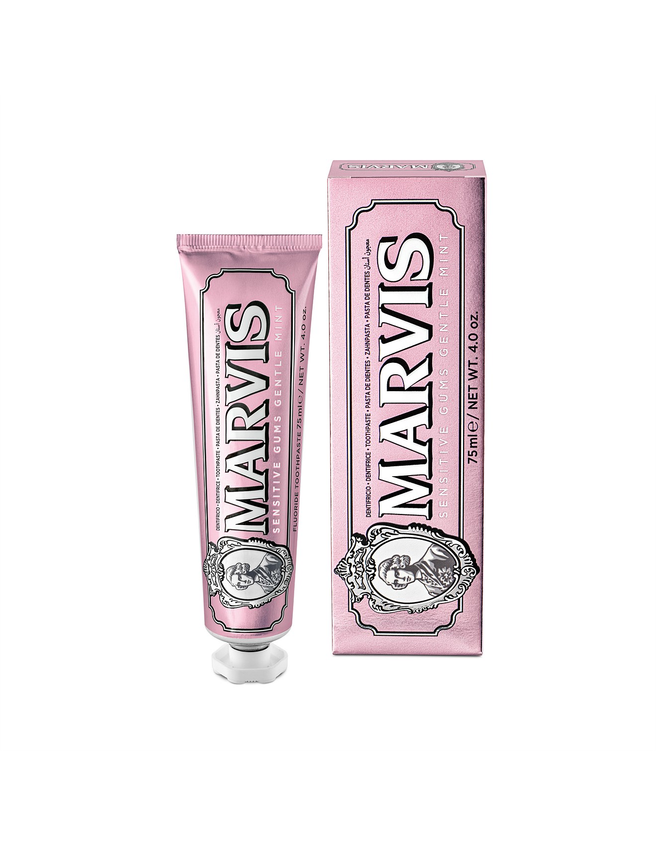 Marvis Sensitive Gums Gentle Mint Toothpaste 75ml | David Jones
