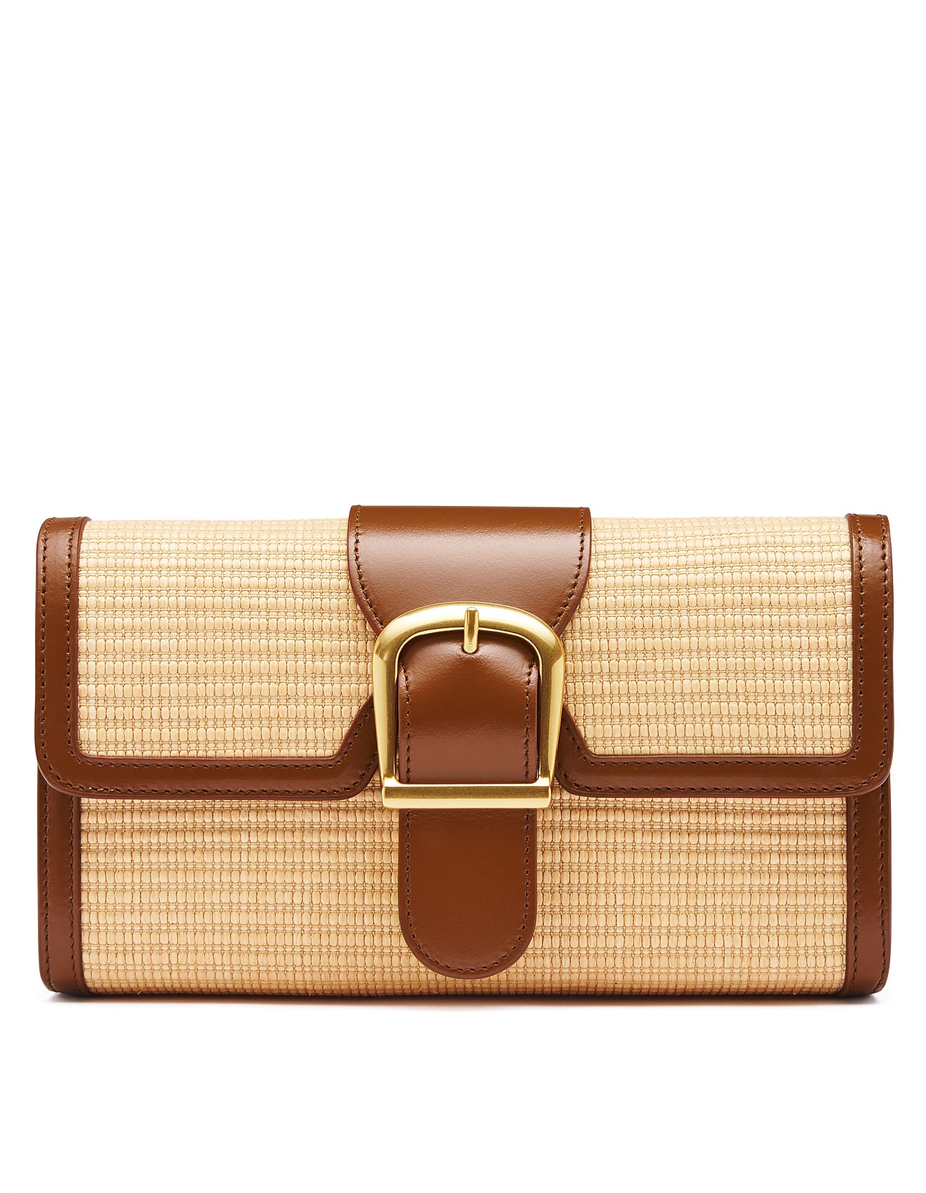 Rylan Buckle Small Satchel Clutch Bag | David Jones