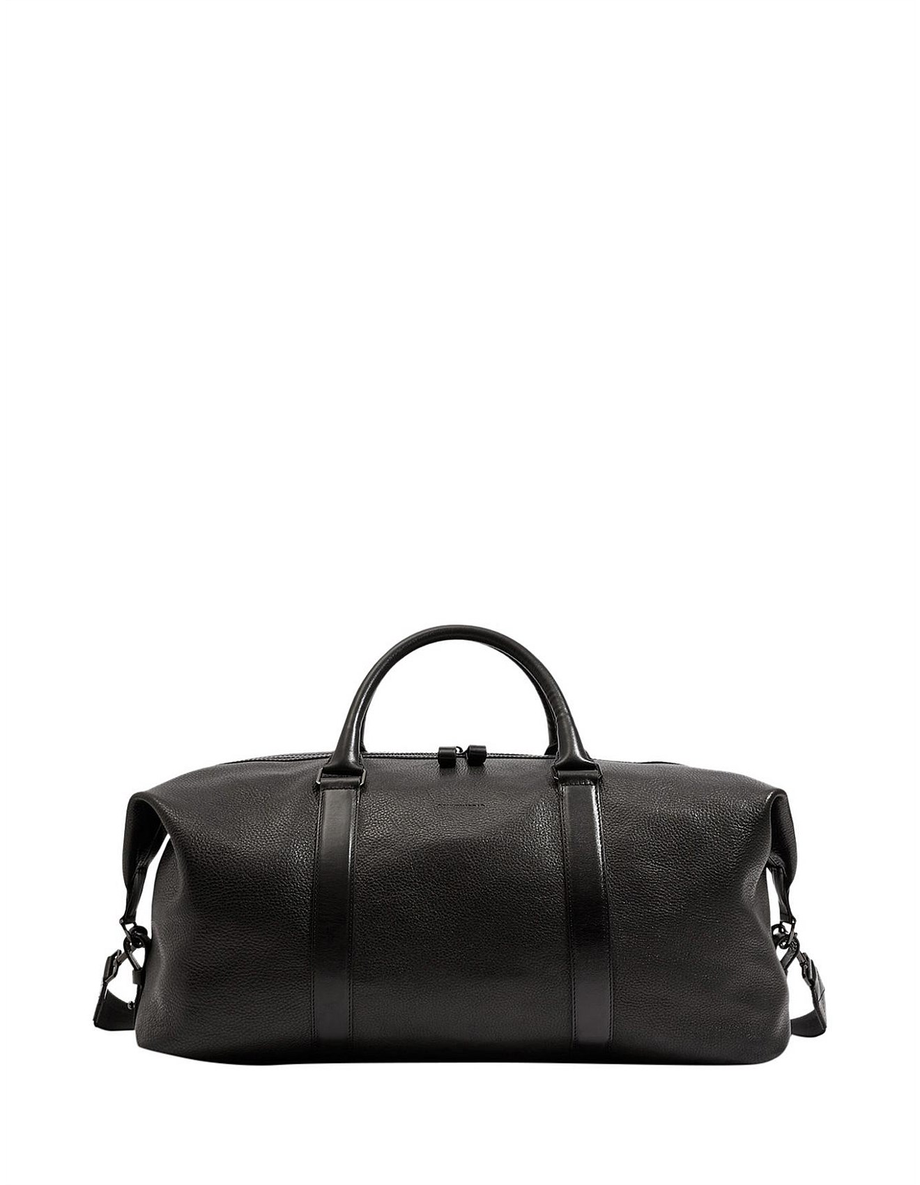 Country Road Leather Weekender | David Jones