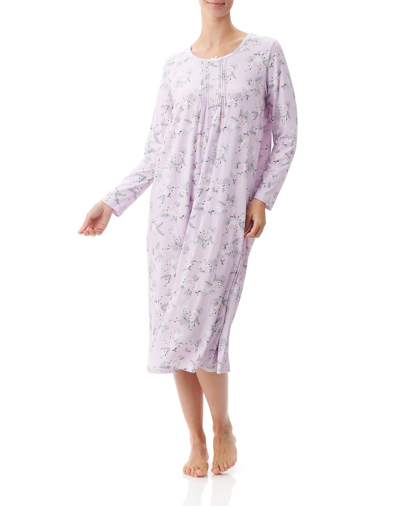 Givoni Long Sleeve Mid Nightie | David Jones