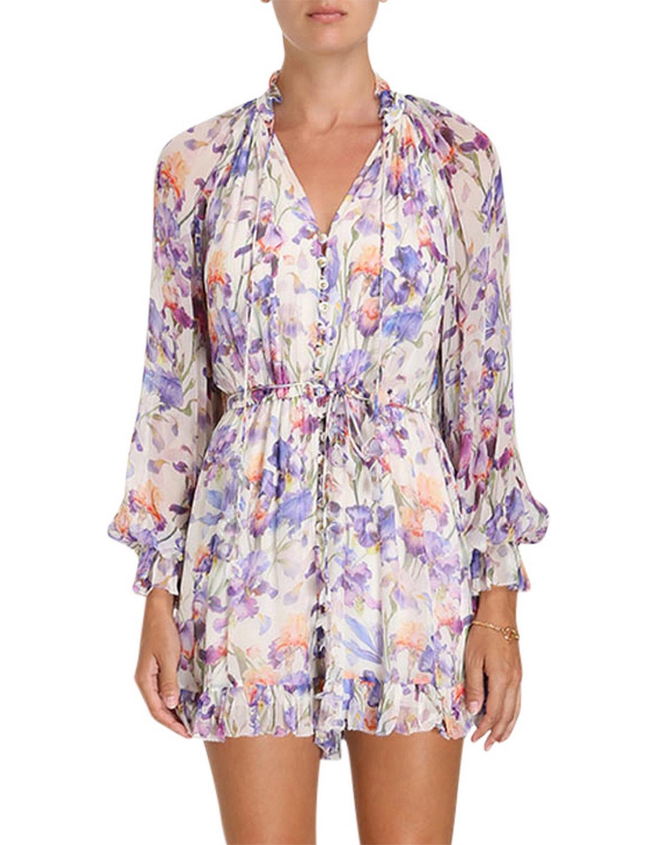 Zimmermann Tama Playsuit | David Jones