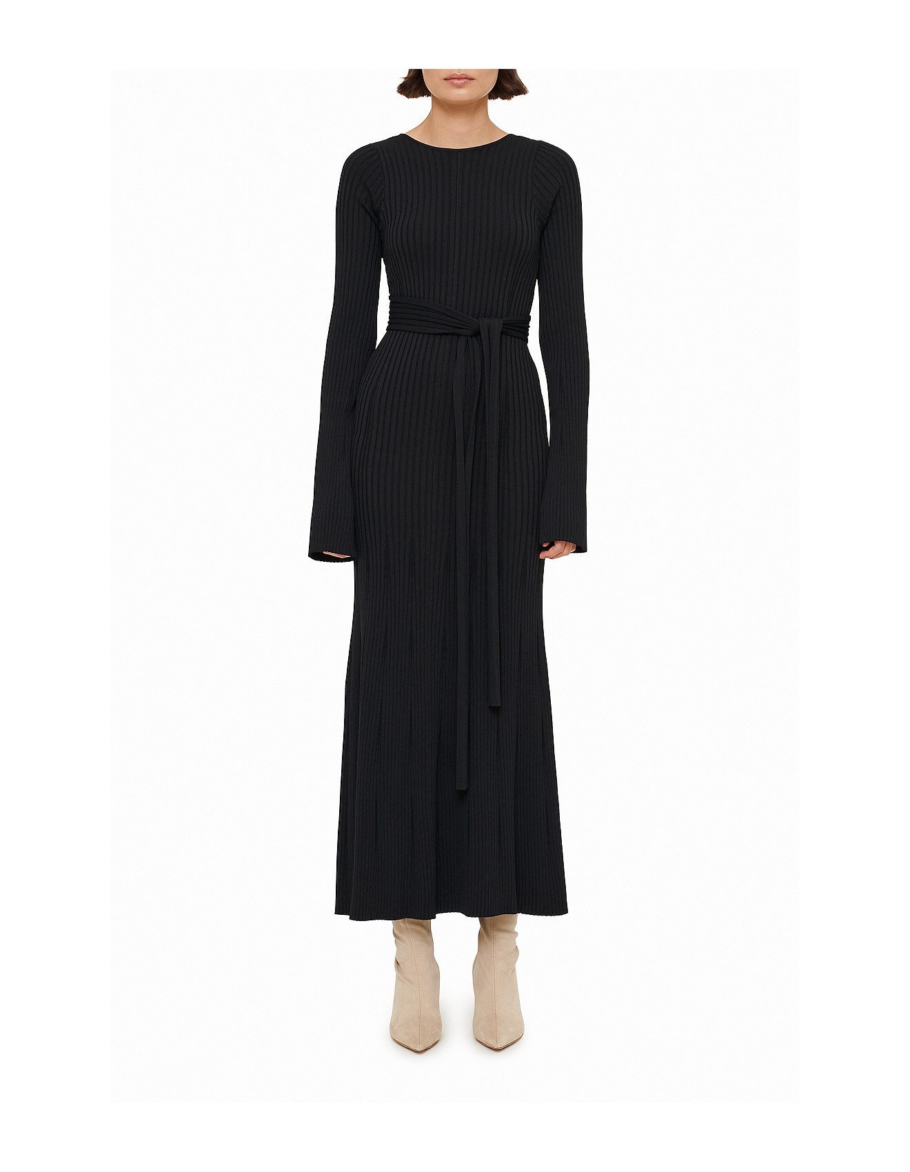 Clea Emerson Rib Midi Dress | David Jones
