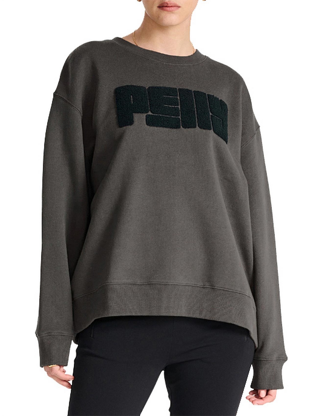 Ena Pelly Pelly Text Sweater | David Jones