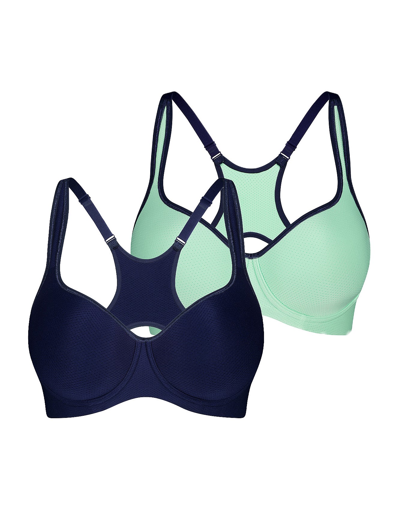 Triumph Triaction Racerback Sports Bra 2 Pack | David Jones
