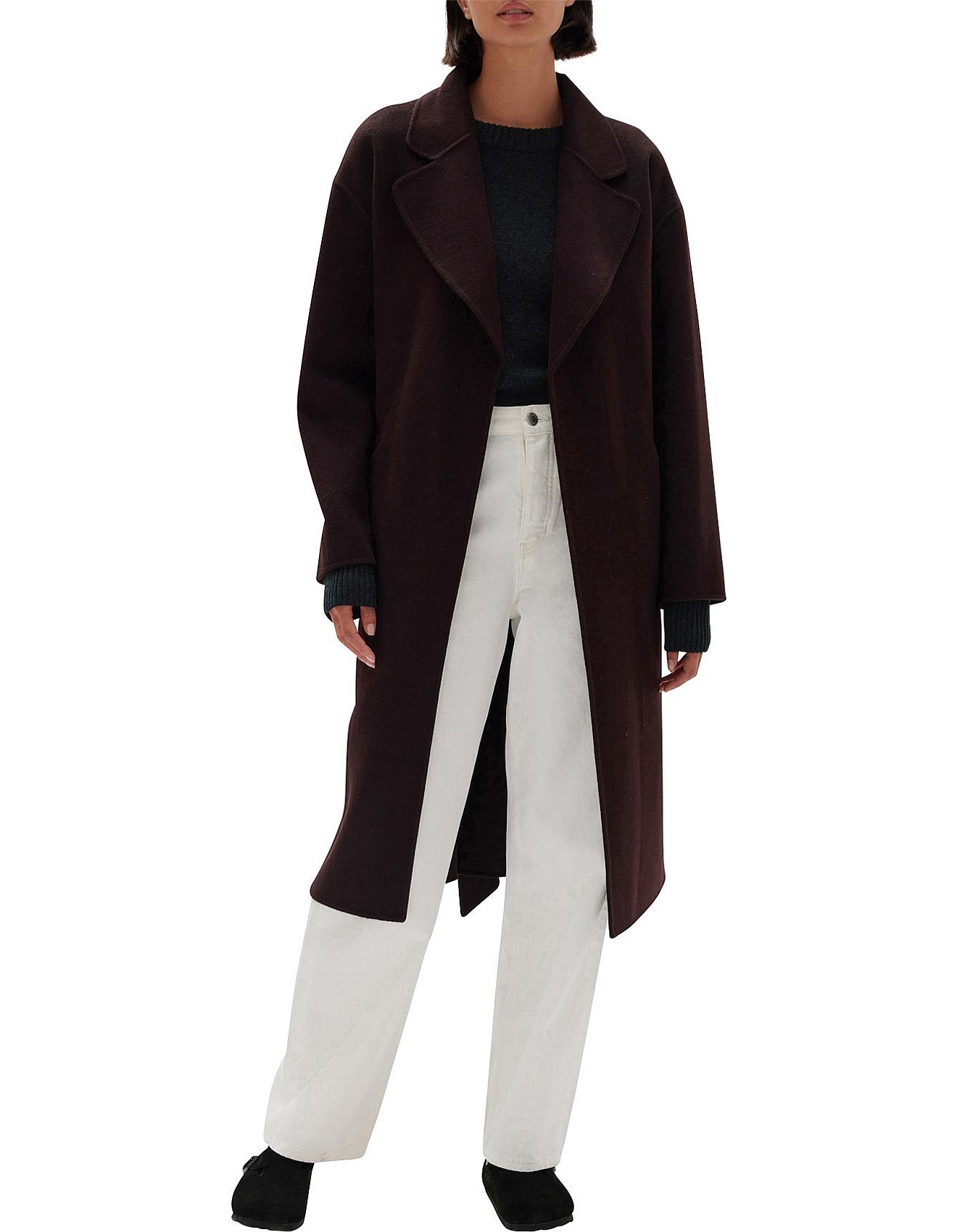 Assembly Label Sadie Single Breasted Wool Coat | David Jones