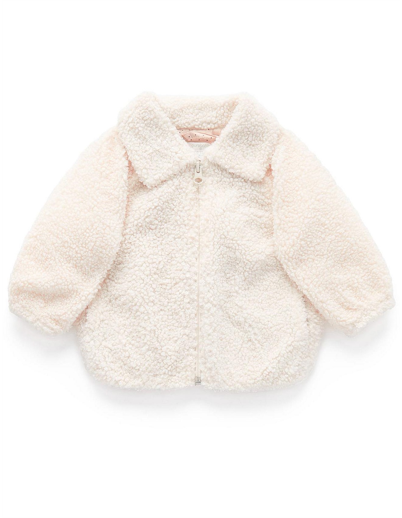 Purebaby Fluffy Jacket | David Jones