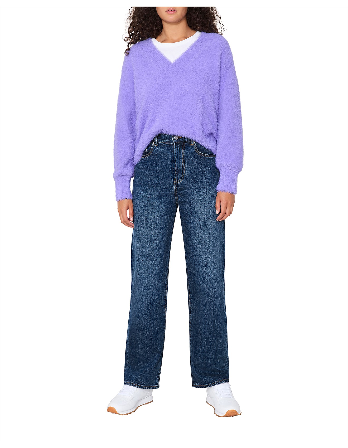 Jacandmooki Essential V-neck Jumper | David Jones