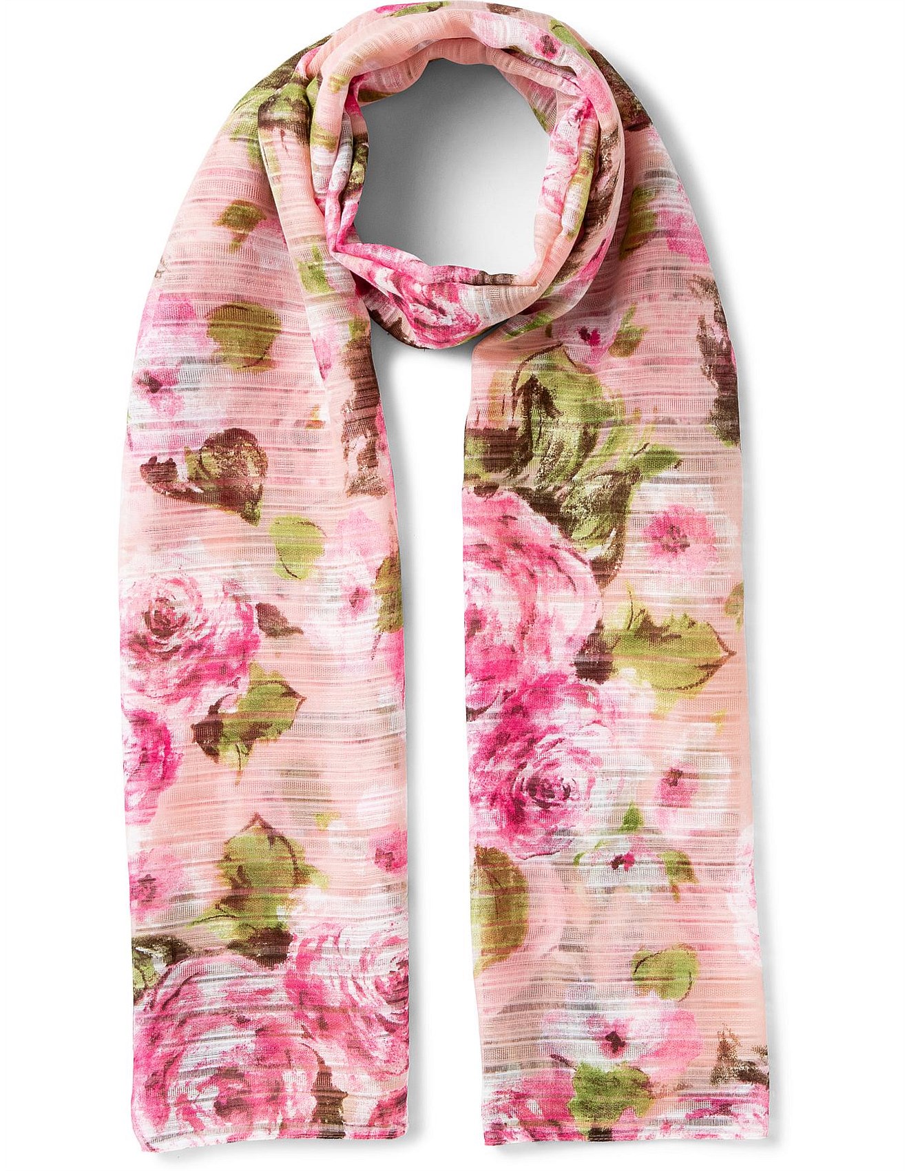 Milana Flowers Scarf | David Jones