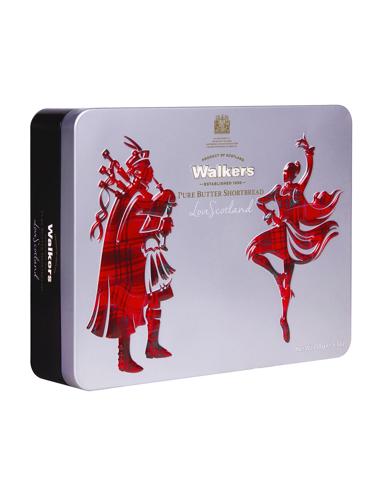 Walkers Piper & Highland Dancer Assorted Shortbread Tin 150g | David Jones