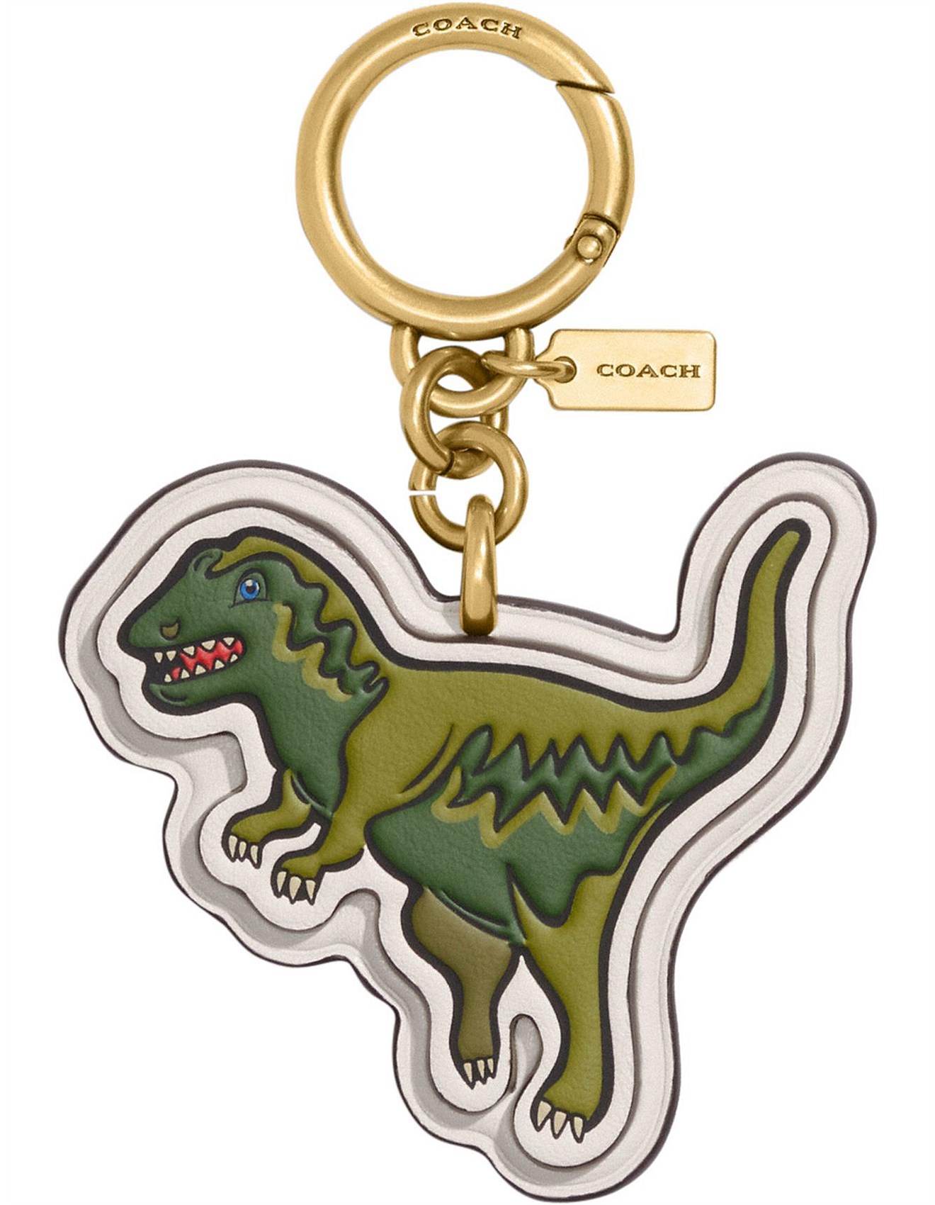 Coach Rexy Bag Charm With Signature Canvas | David Jones