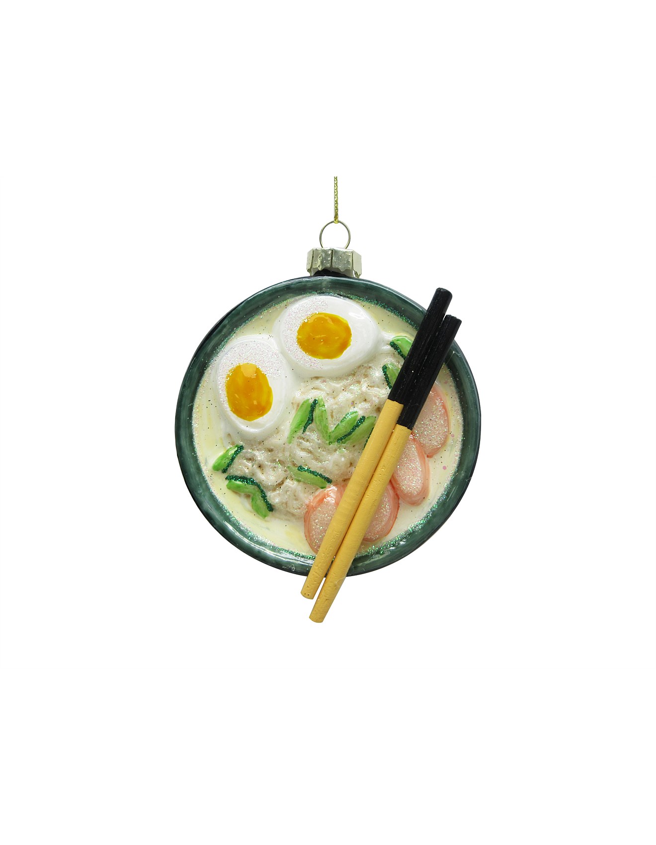 David Jones 10cm Ramen Bowl Glass Ornament | David Jones