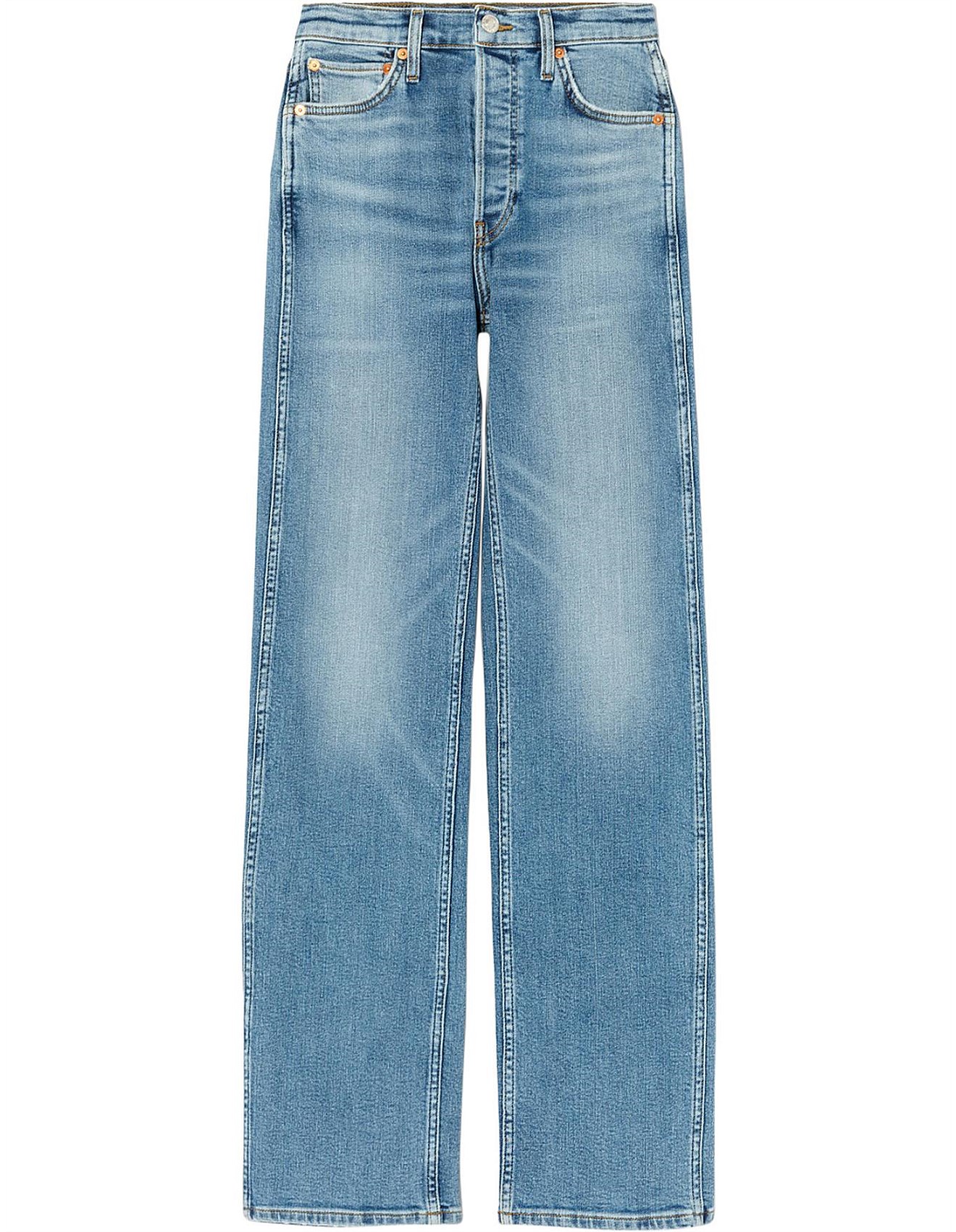 Redone 90's High Rise Loose Jean | David Jones