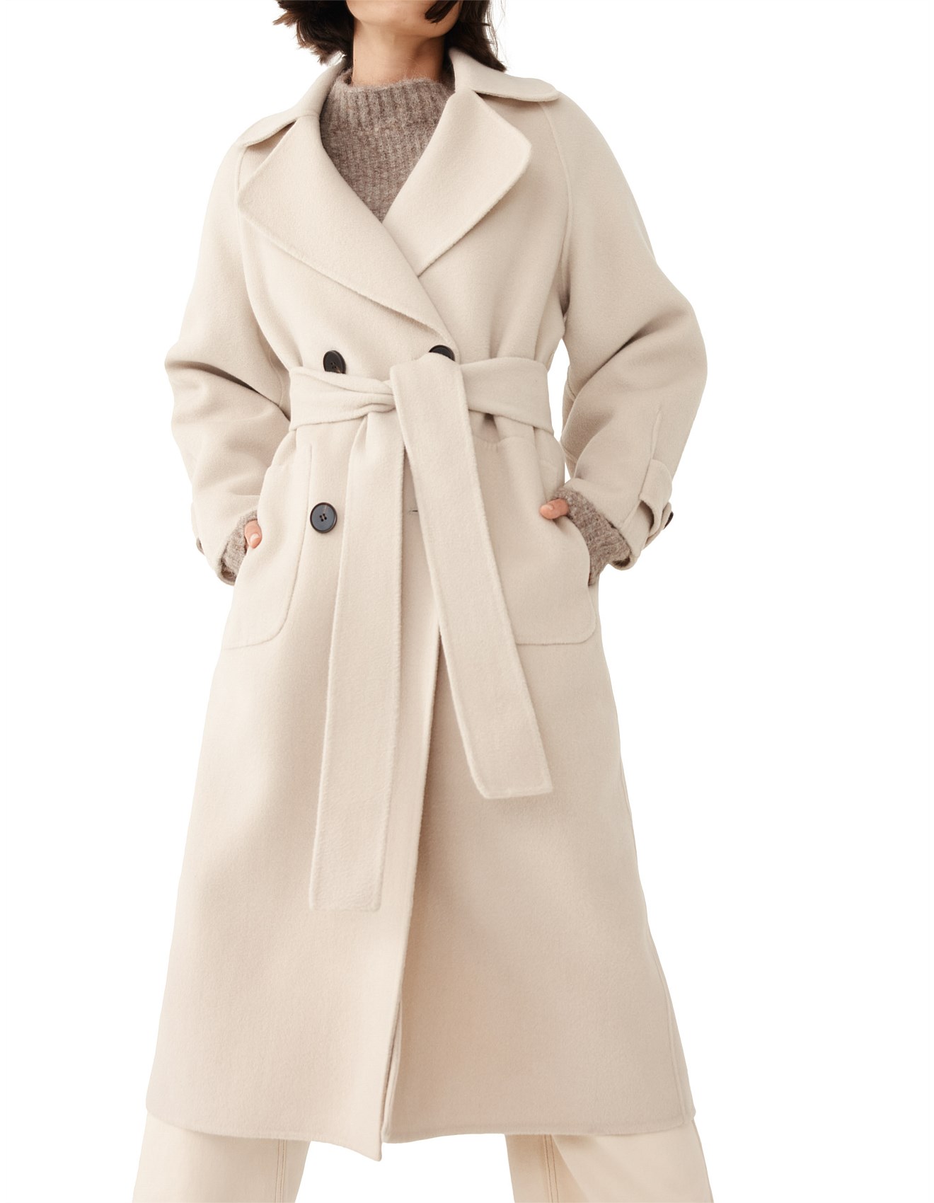 Morrison Benji Collared Wool Coat | David Jones