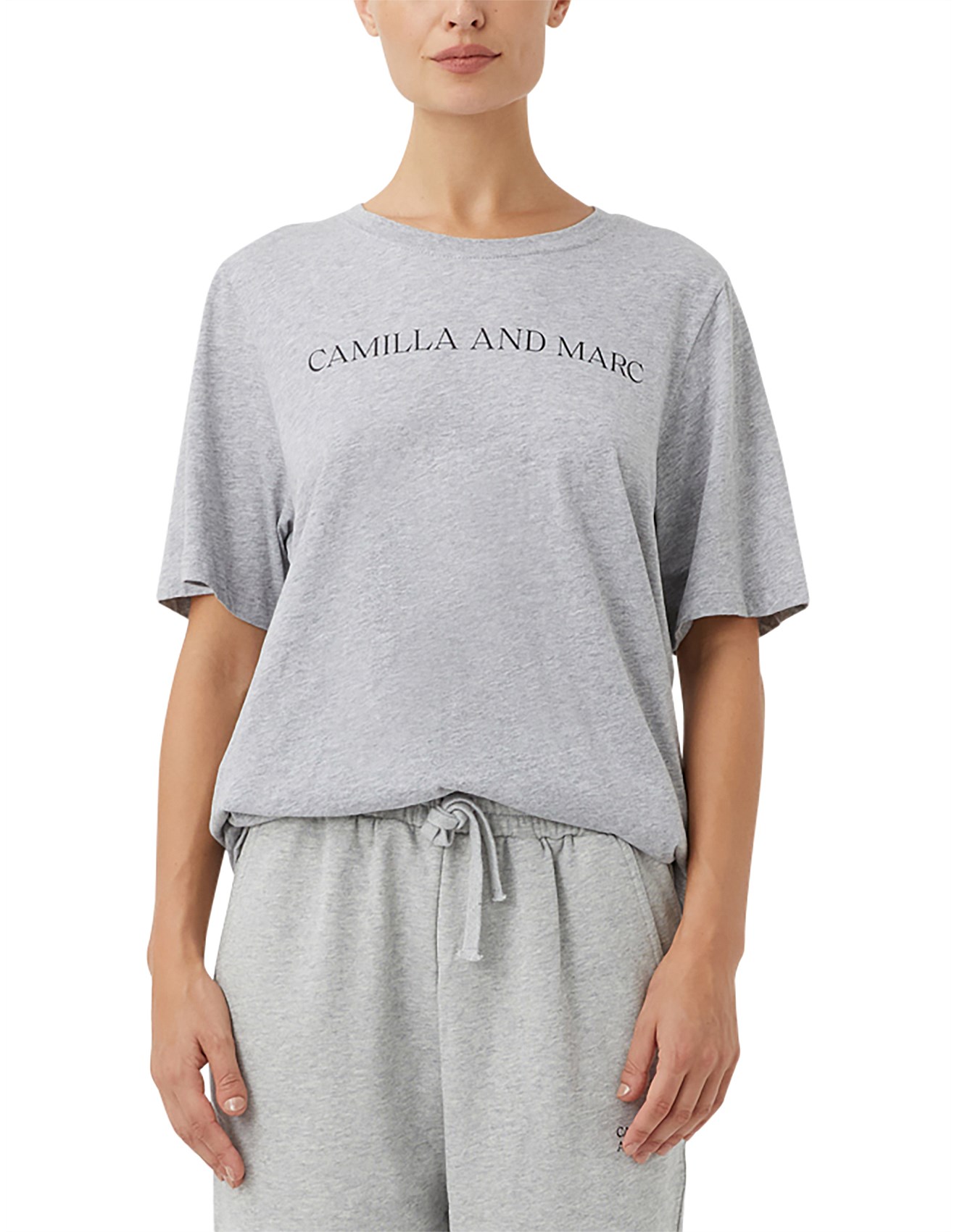 C&m Camilla and Marc Asher T-shirt Grey | David Jones