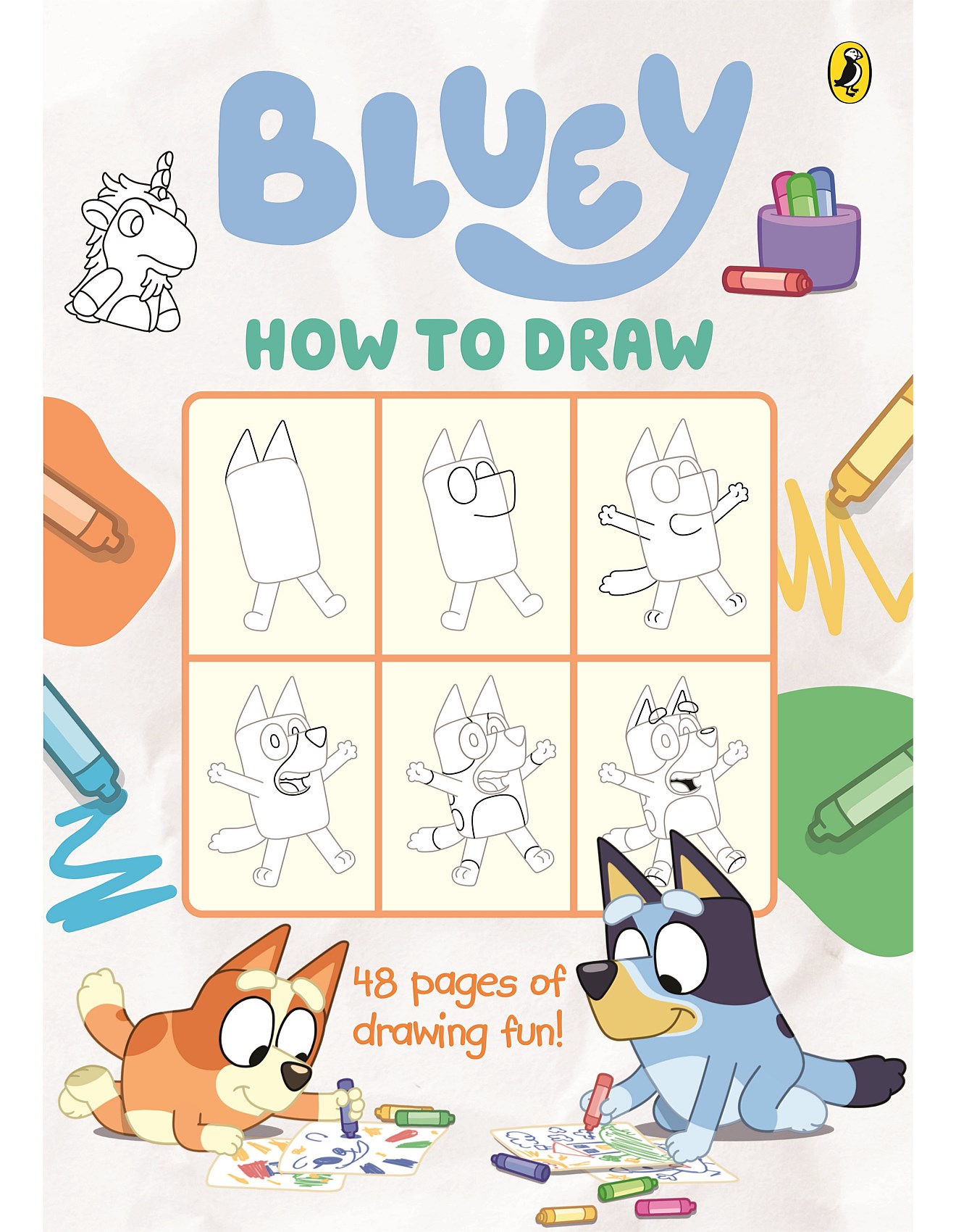 Penguin Bluey How To Draw | David Jones