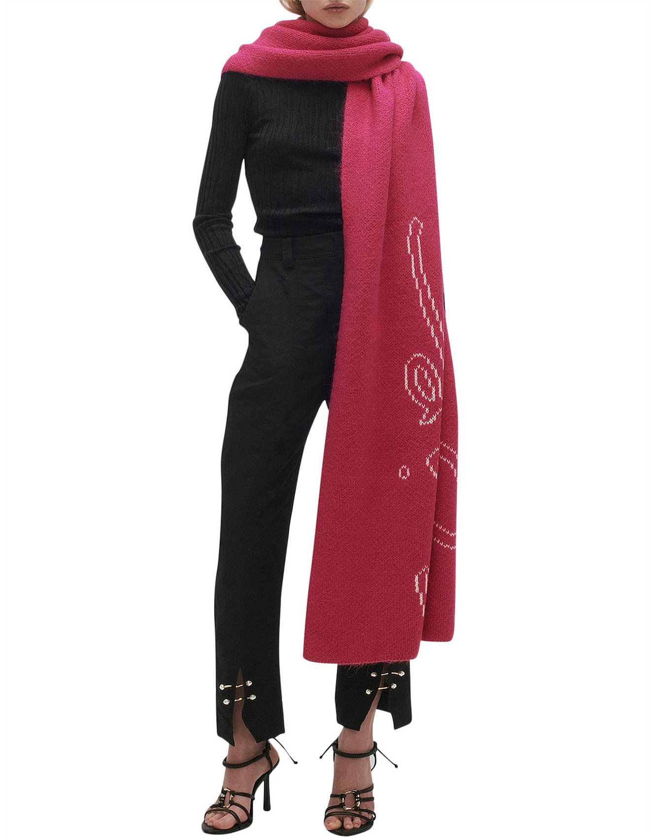 Aje Wavelength Logo Scarf | David Jones