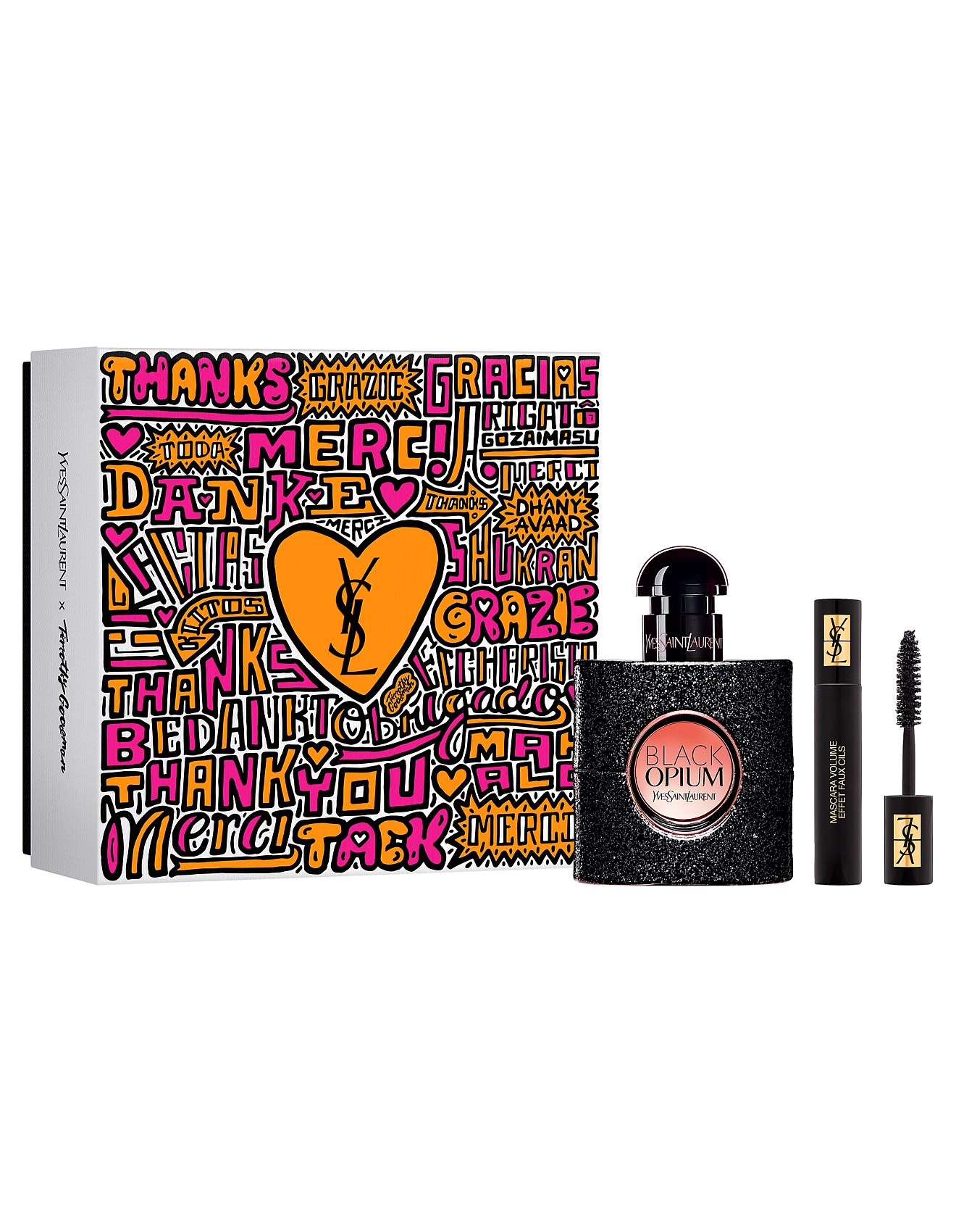 Yves Saint Laurent M23 Ysl Black Opium 30ml Gift Set | David Jones