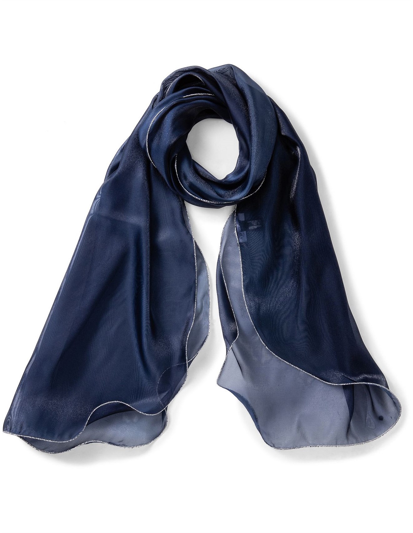 Milana 55% Pl 45% Pa Evening Scarf Lurex Overlock Cm 180x60 | David Jones
