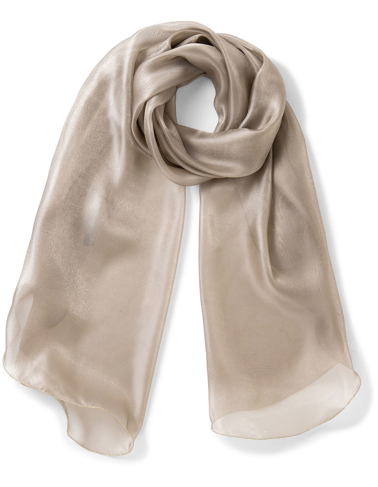 Milana 55% Pl 45% Pa Evening Scarf Lurex Overlock Cm 180x60 | David Jones