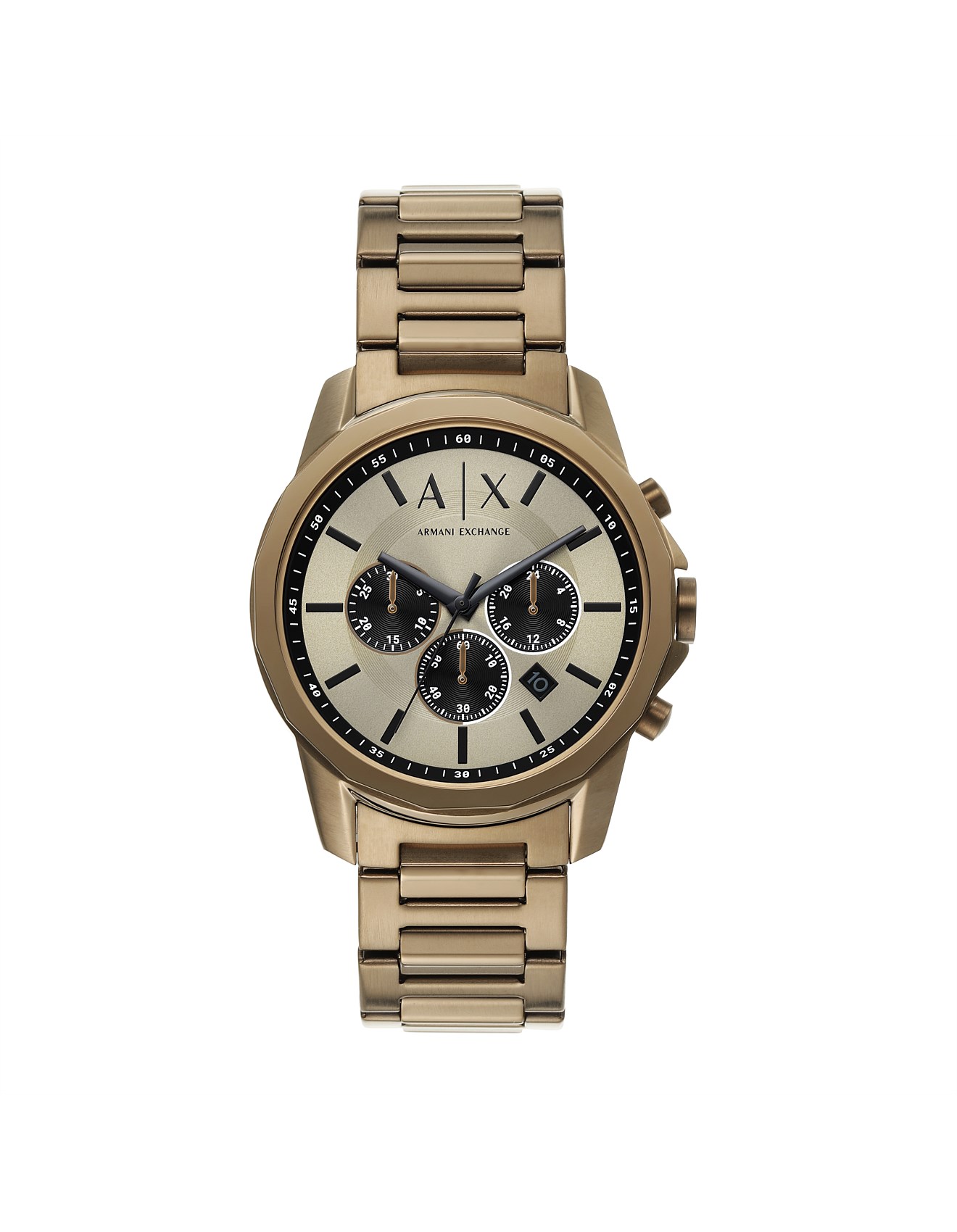 Armani Exchange Bronze Chronograph Watch | David Jones
