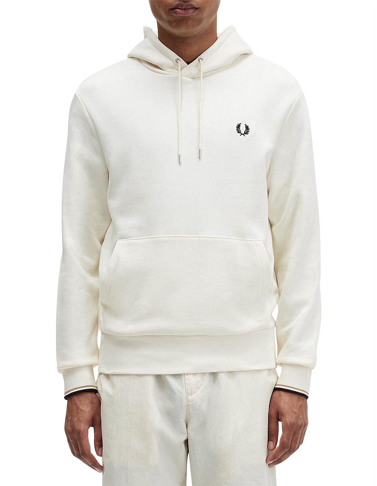 Fred Perry Tipped Hood Sweatshirt | David Jones