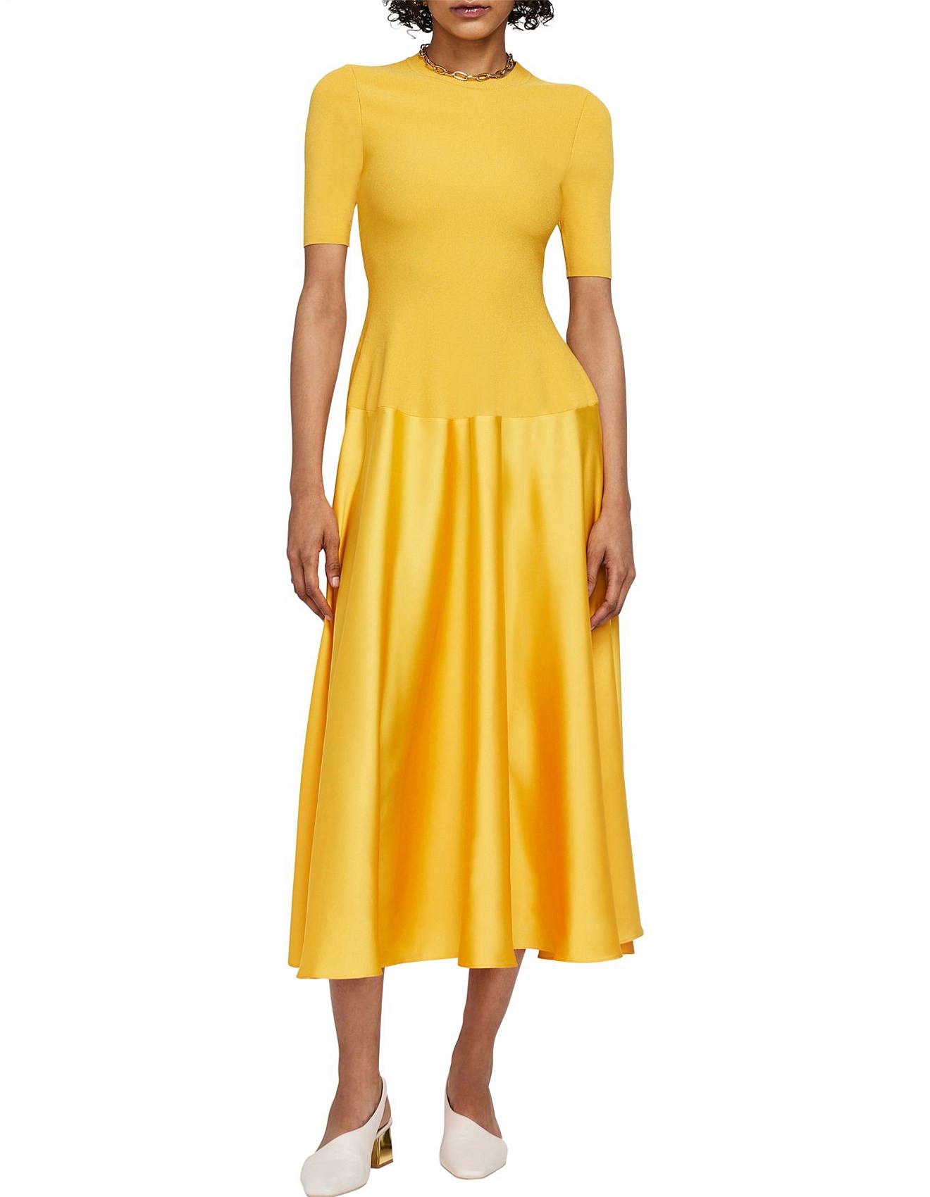 Simkhai Marionne Short Sleeve Midi Dress | David Jones